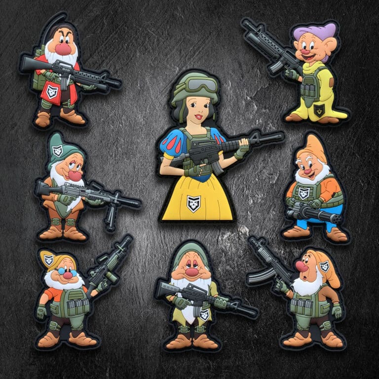 Dwarf Squad PVC Patches- COMPLETE SET - PatchOps