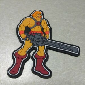 HE-MAN Minigun PVC Patch - PatchOps
