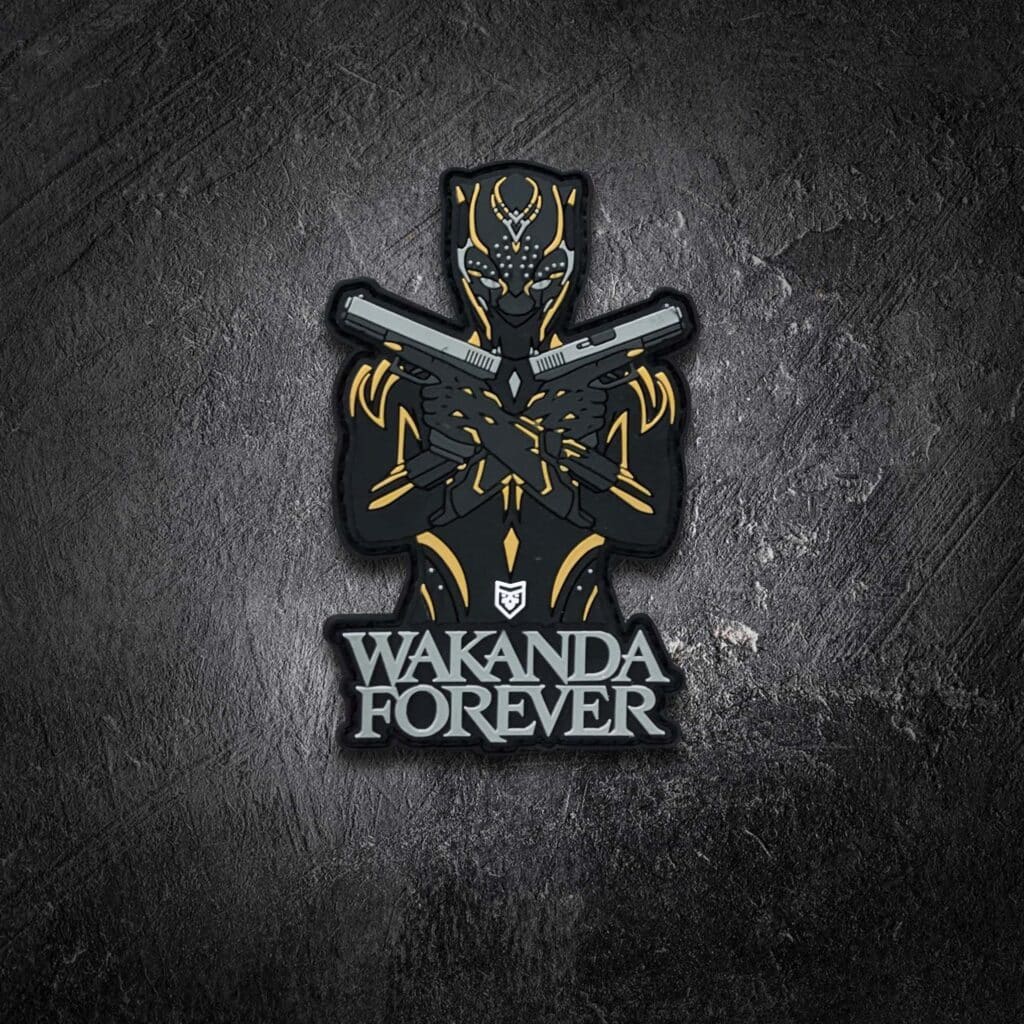 Wakanda Forever PVC Morale Patch - PatchOps