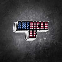 American AF Vinyl Decal - PatchOps