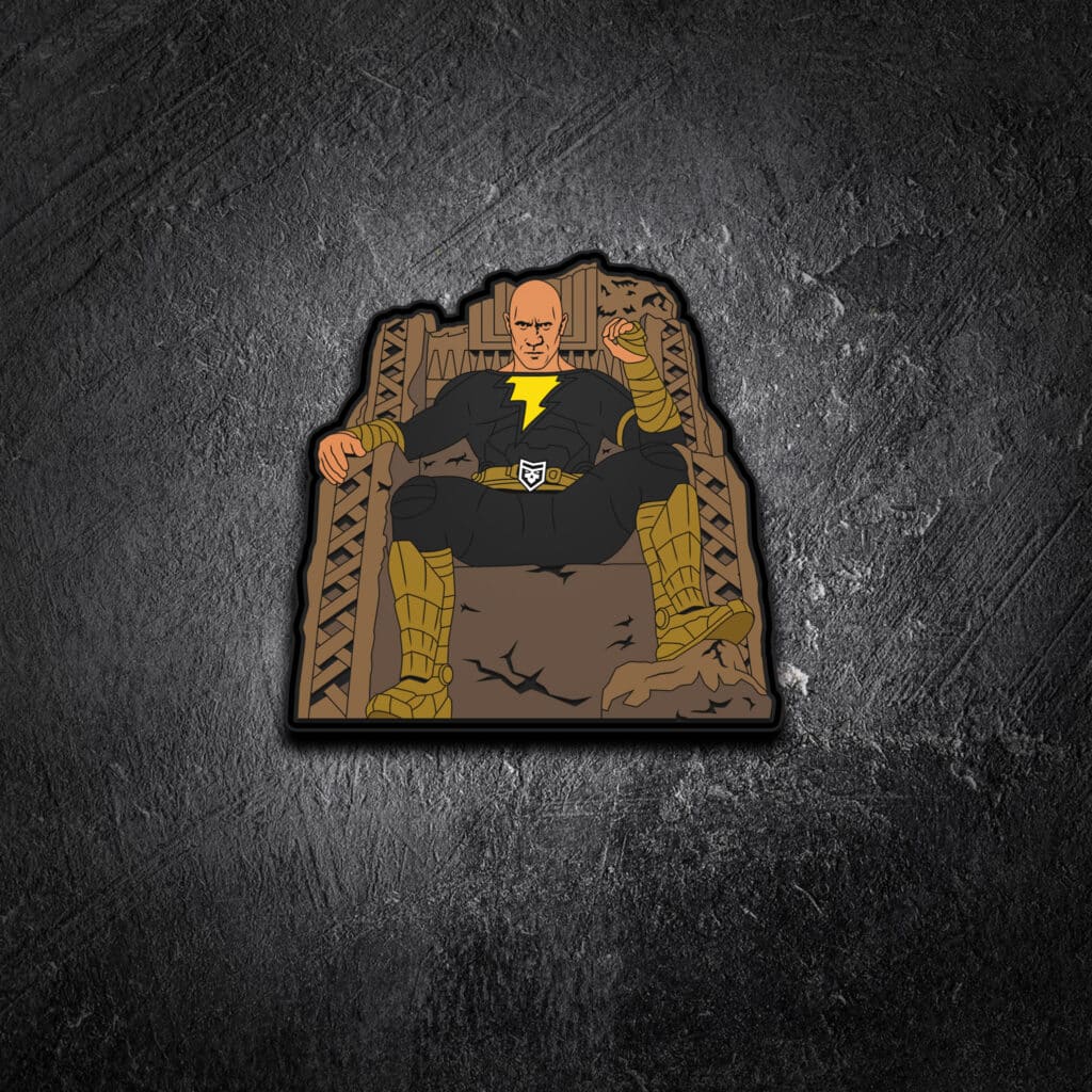 Black Adam PVC Morale Patch - PatchOps