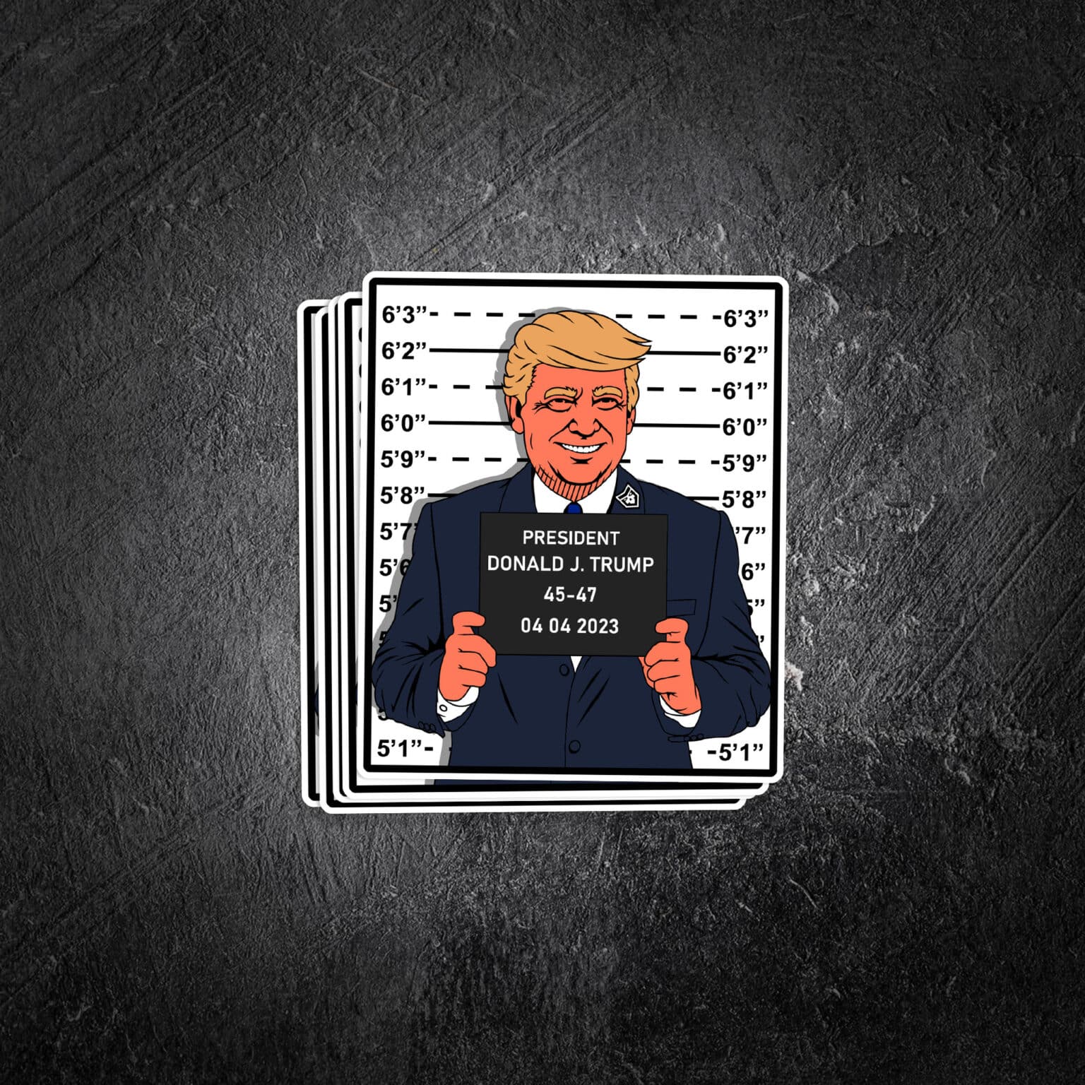 Trump Mugshot Vinyl Decal - PatchOps