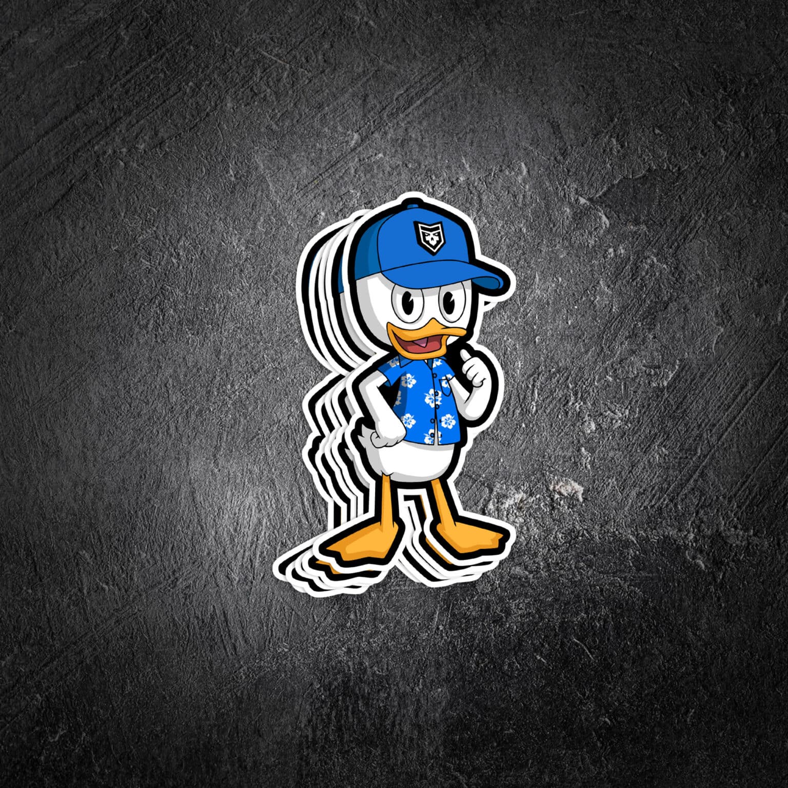 Dewey Duck Vinyl Decal - PatchOps