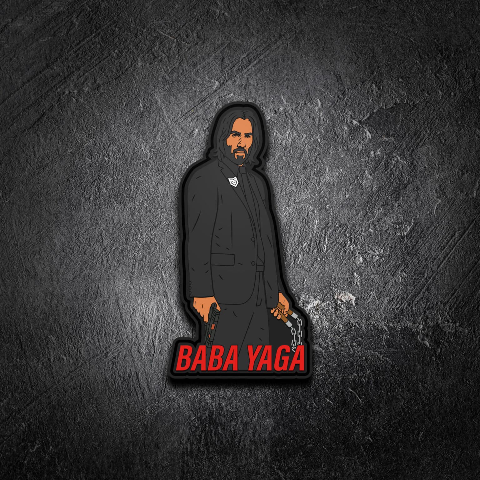 John Wick Baba Yaga PVC Morale Patch - PatchOps