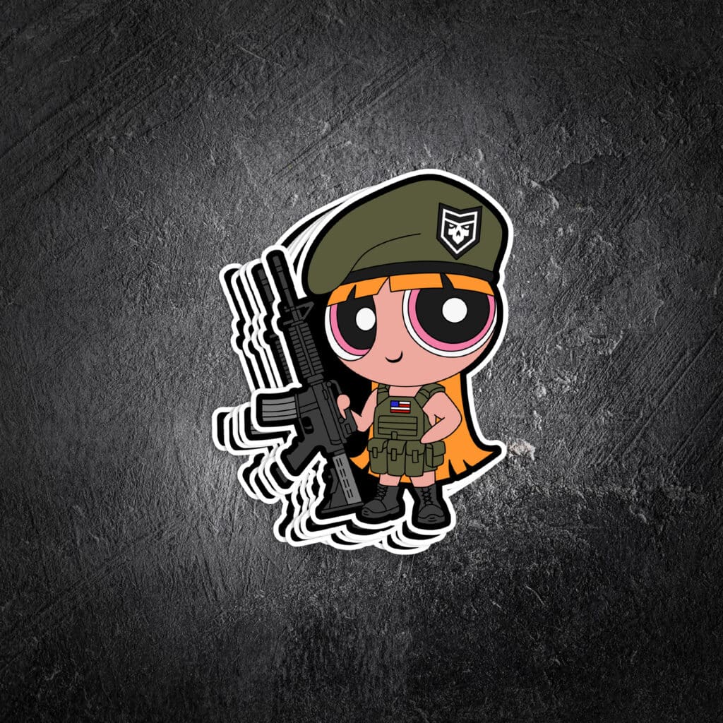 2A Powerpuff Blossom Vinyl Decal - PatchOps