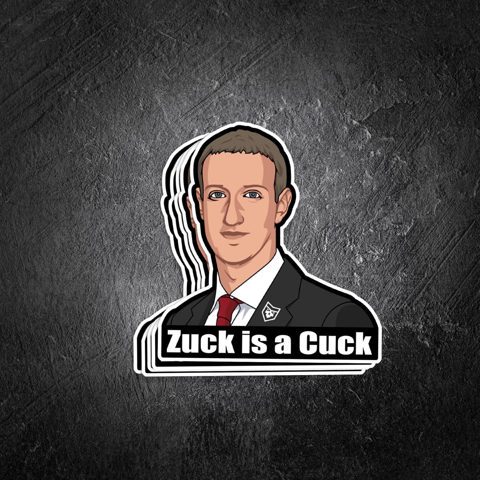 Zuck is a Cuck Vinyl Decal - PatchOps