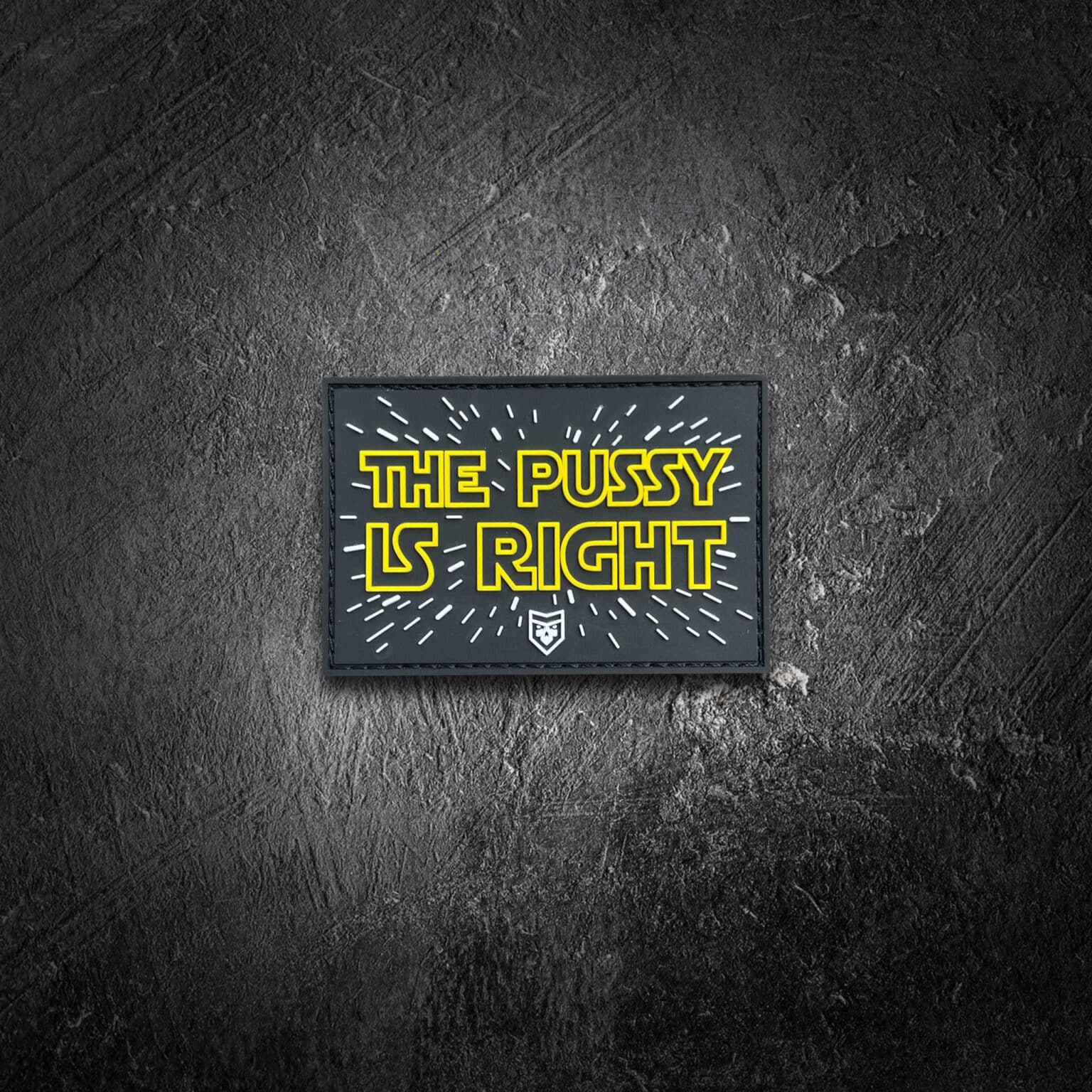 The Pussy is Right PVC Morale Patch - PatchOps