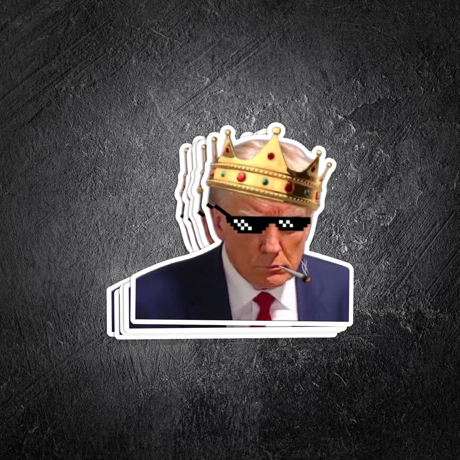 Trump Gangsta Shades Vinyl Decal - PatchOps