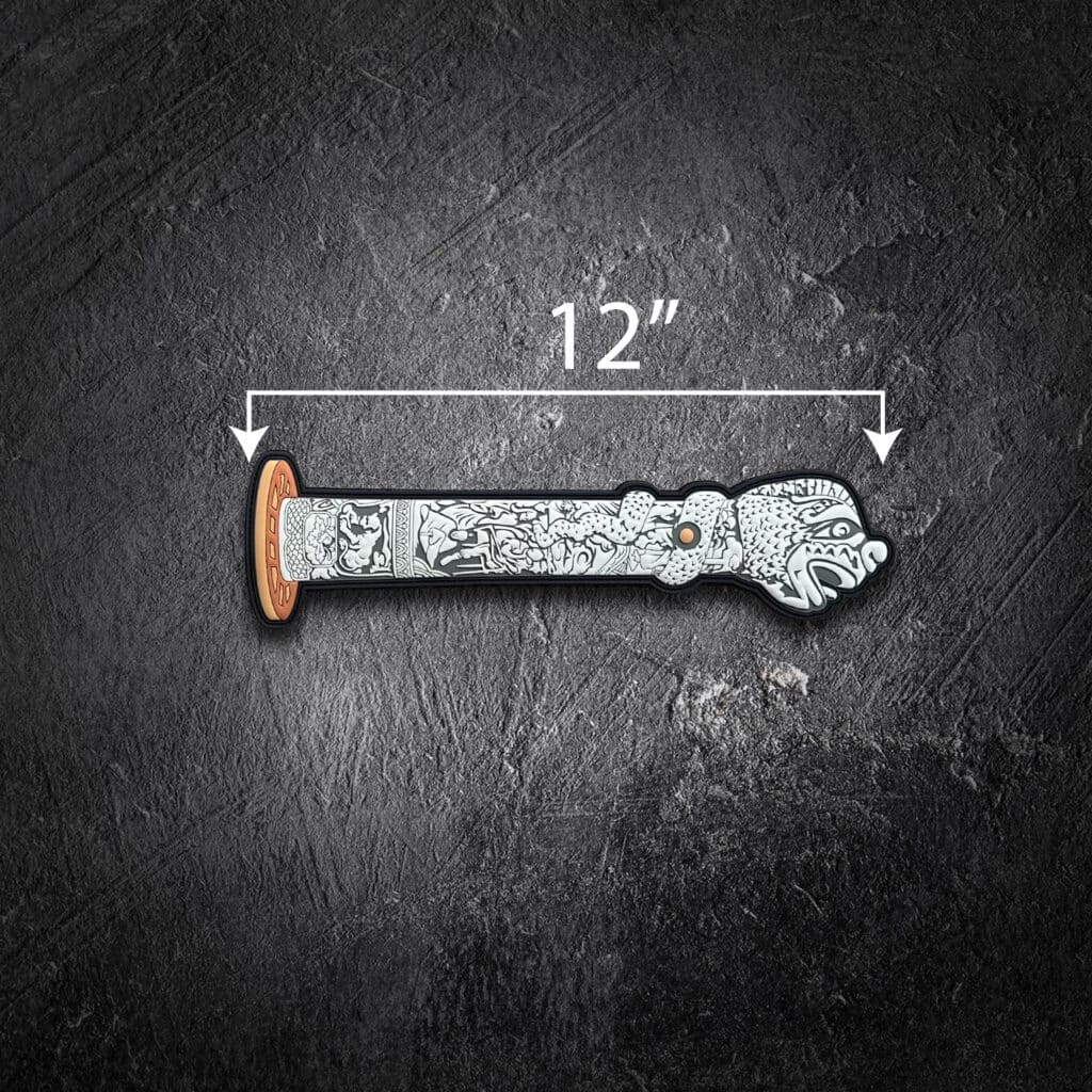 HUGE: Highlander Sword 2 Piece Set PVC Morale Patches - PatchOps