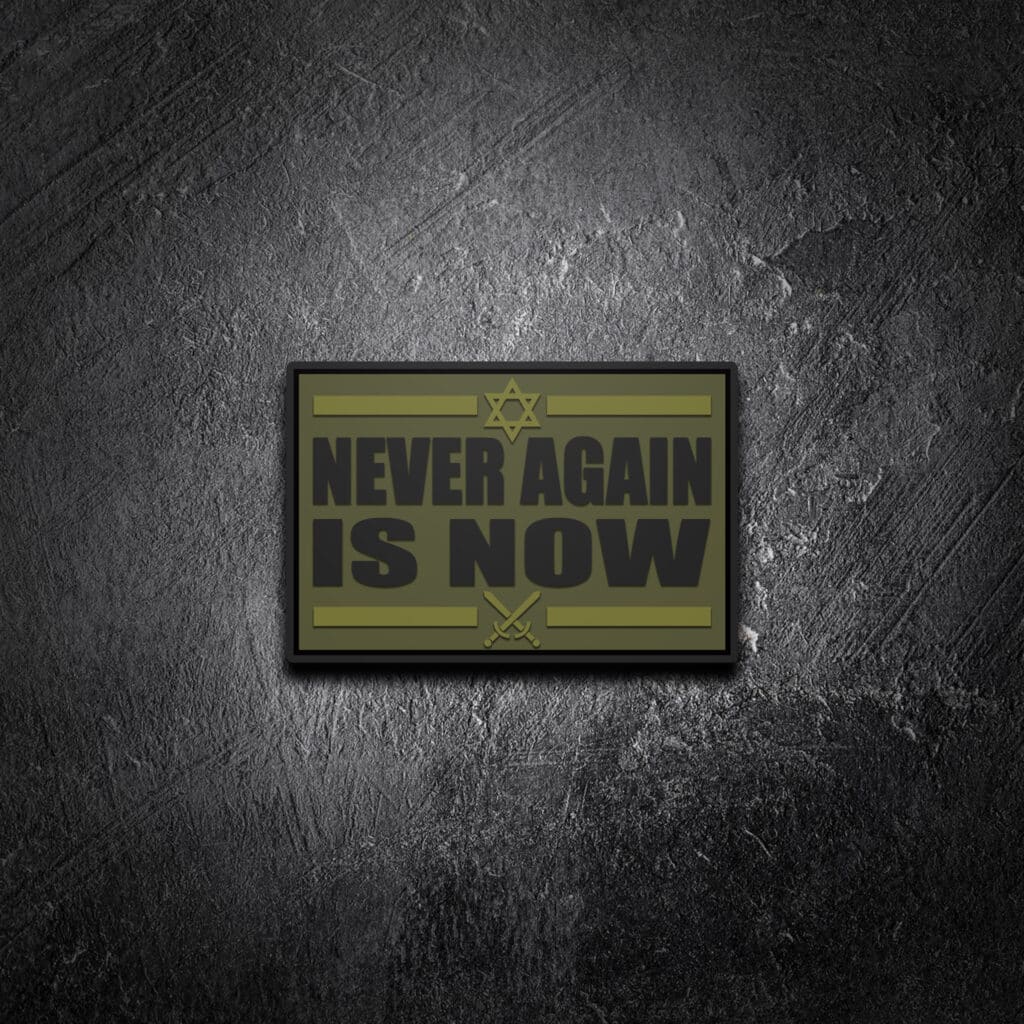 Never Again is Now PVC Morale Patch - PatchOps
