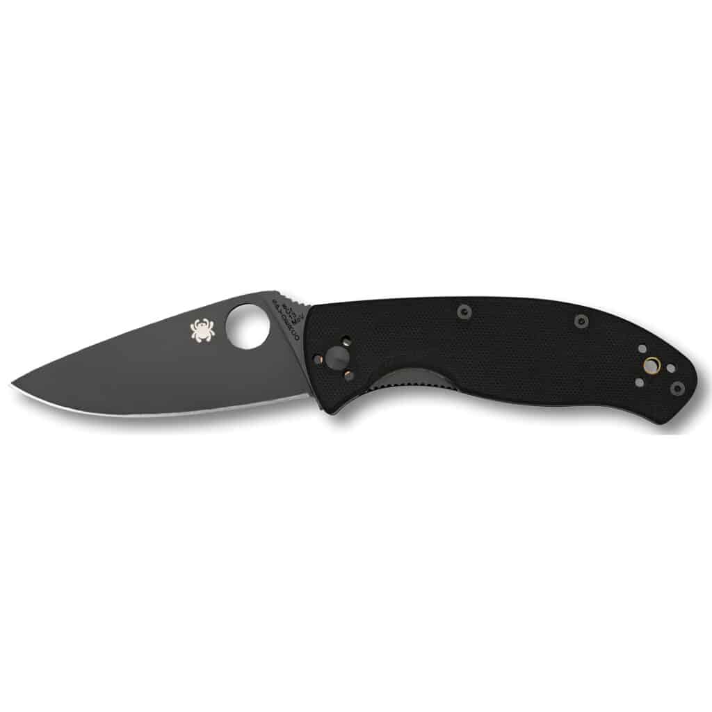Spyderco Tenacious G-10 Plain Blk - PatchOps