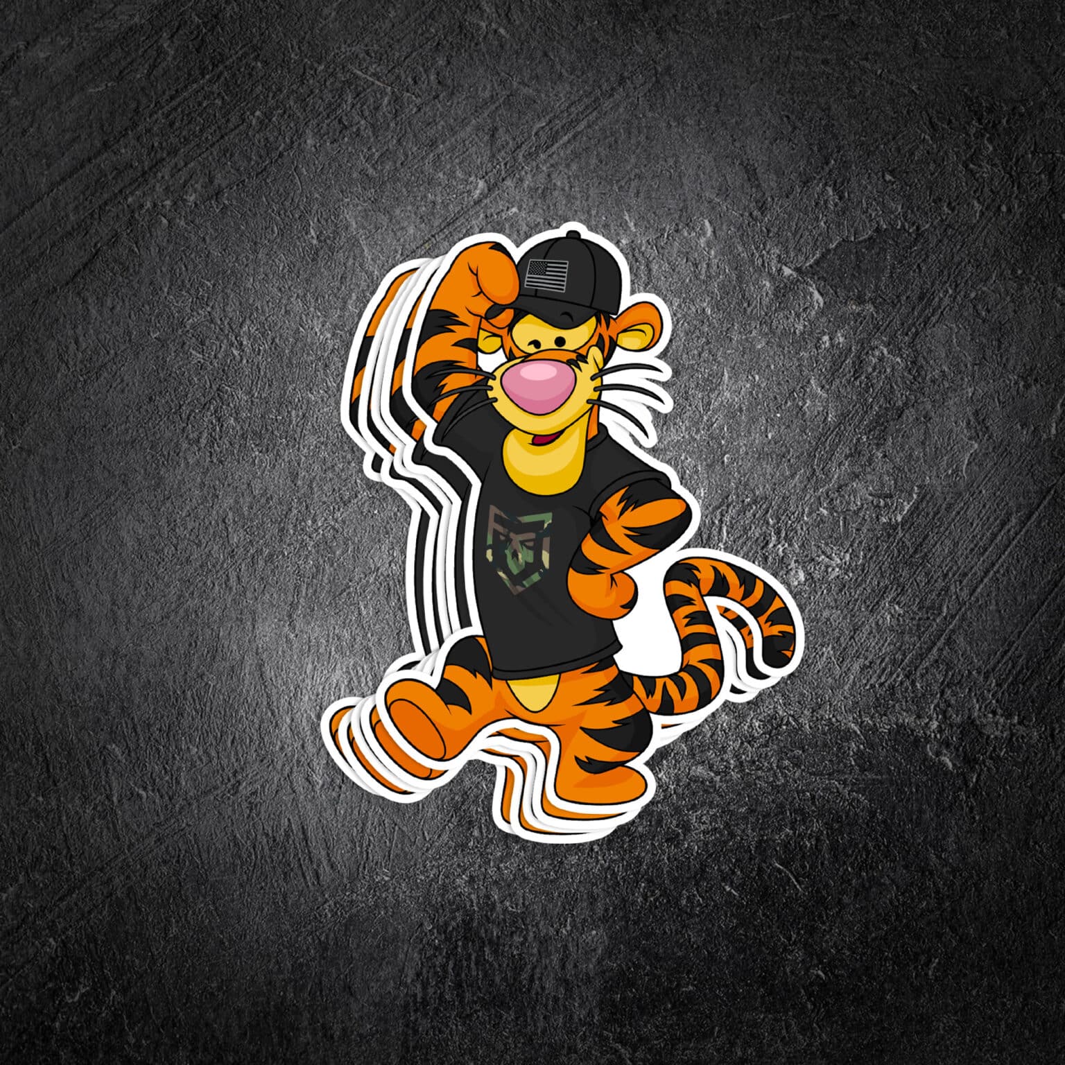 Tigger Vinyl Decal - PatchOps