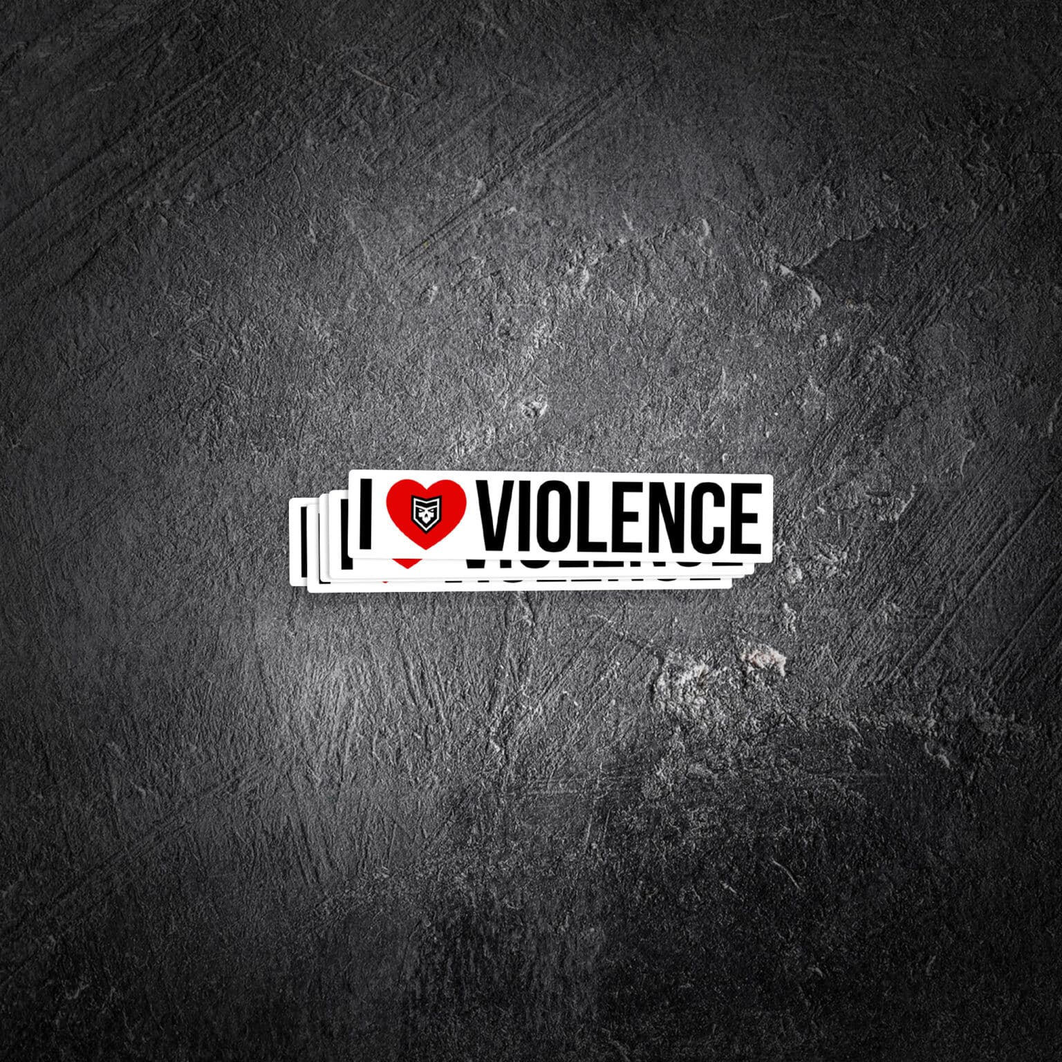 I ️ Violence Bumper Sticker - PatchOps