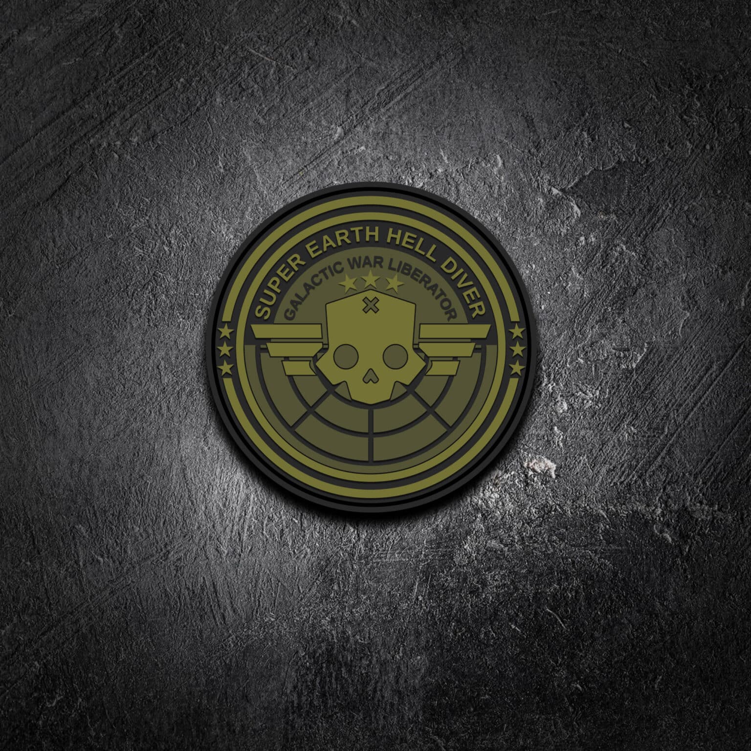 HD2:OD Super Earth Helldiver PVC Morale Patch - PatchOps