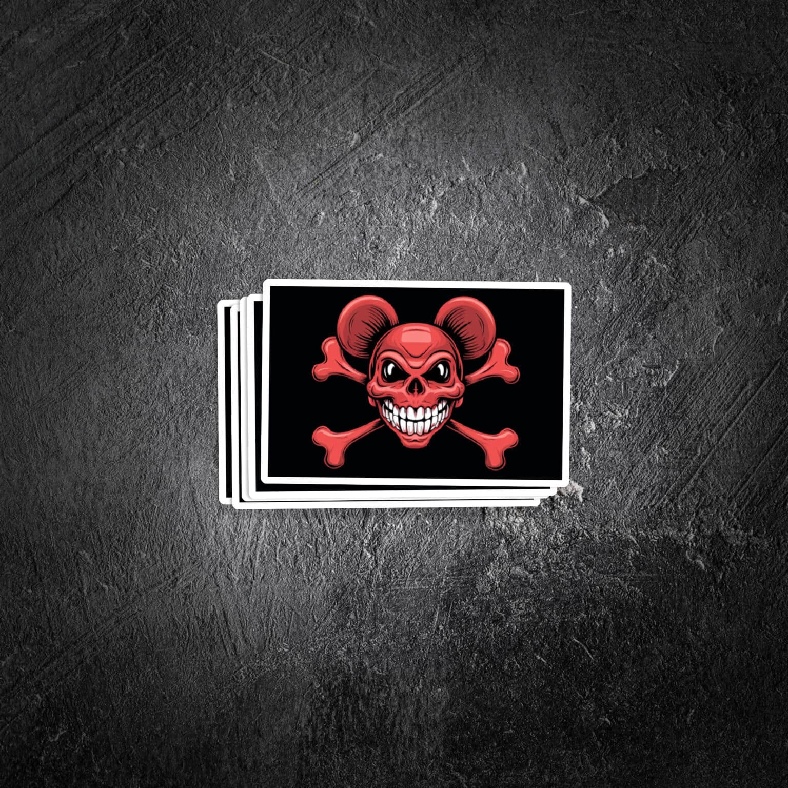 Tanto: Mouse and Bones Vinyl Decal - PatchOps