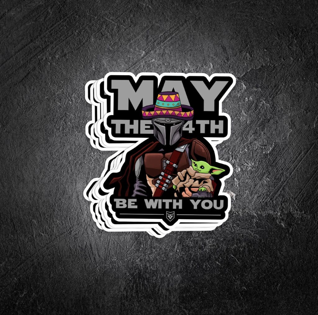 May the 4th be with you Vinyl Decal - PatchOps