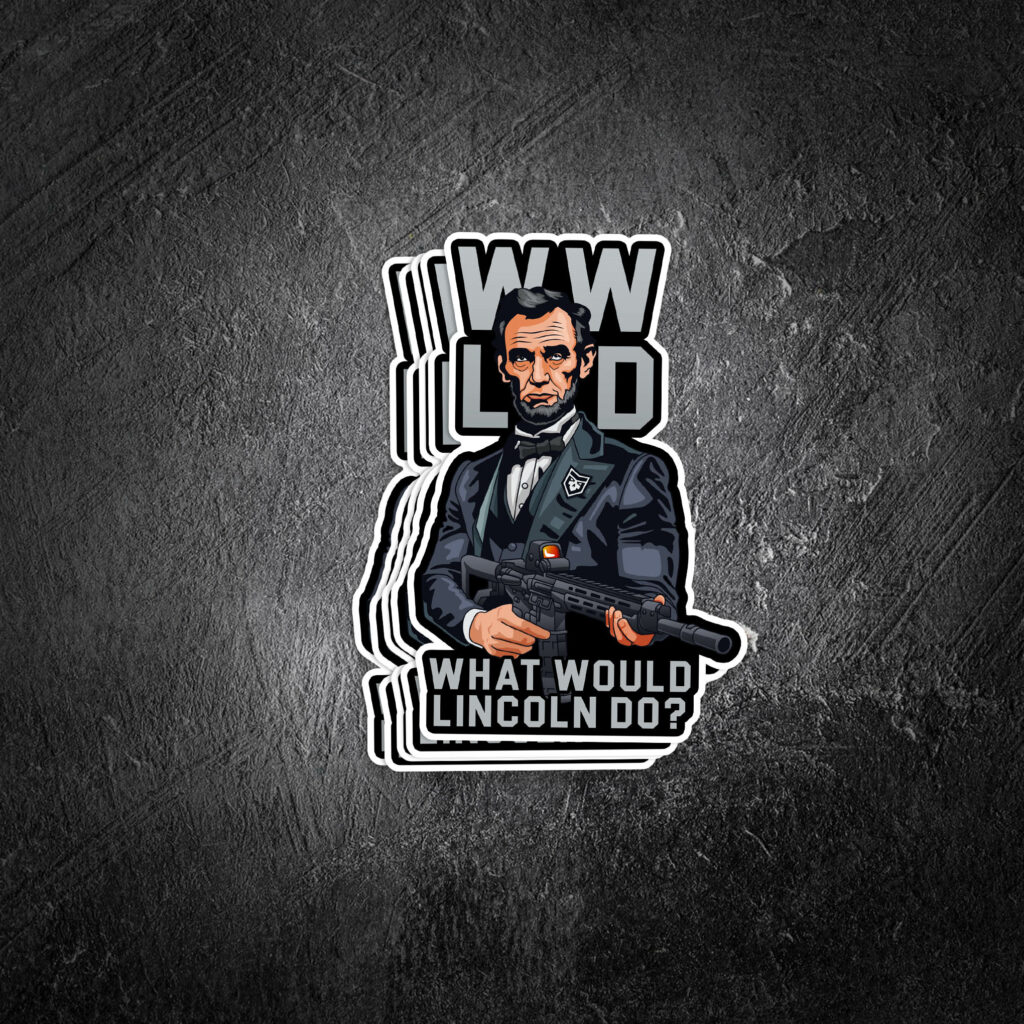 WWLD what would Lincoln do? Vinyl Decal - PatchOps