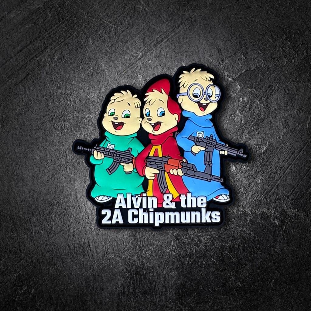 2A Chipmunks PVC Morale Patch - PatchOps