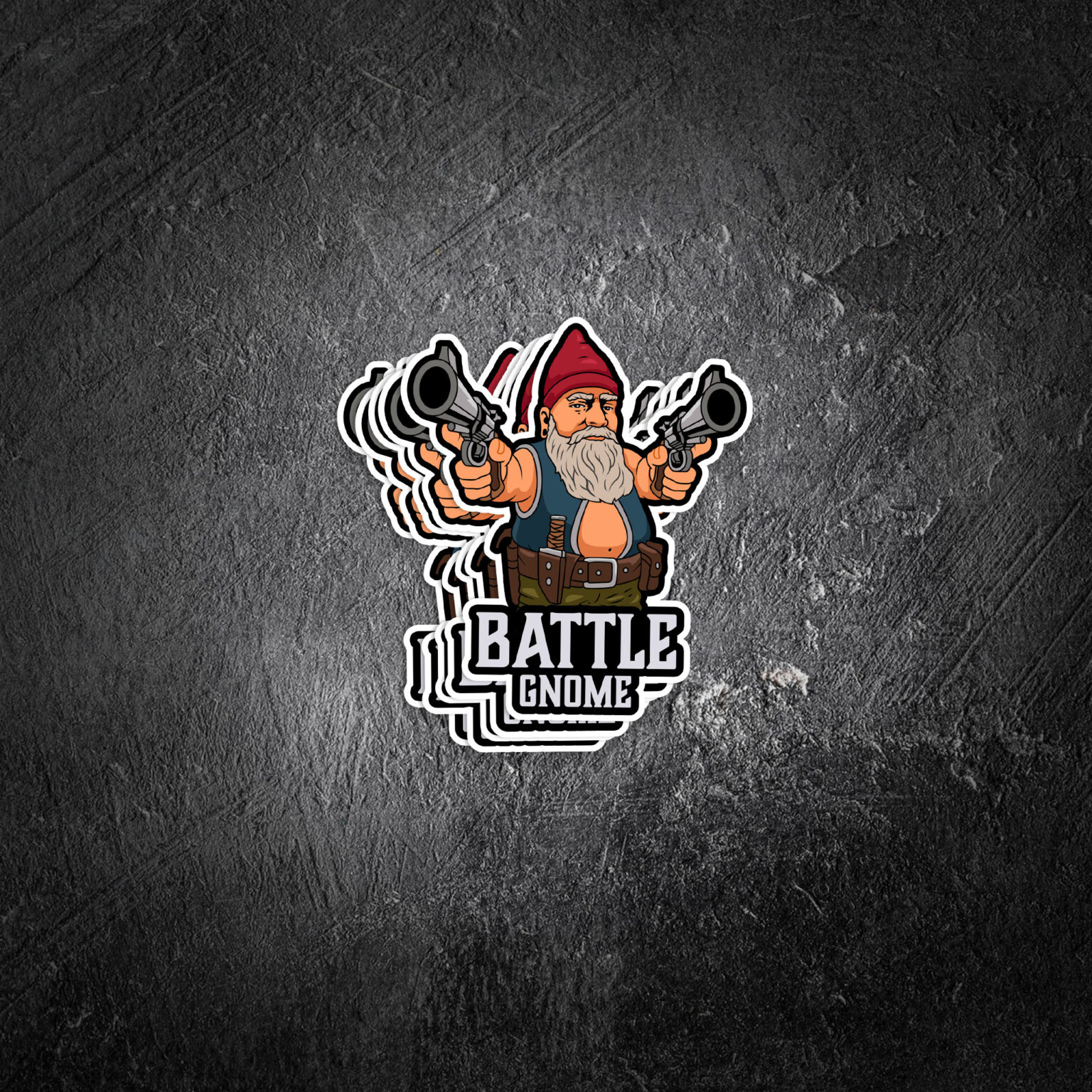 Battle Gnome Vinyl Decal - PatchOps