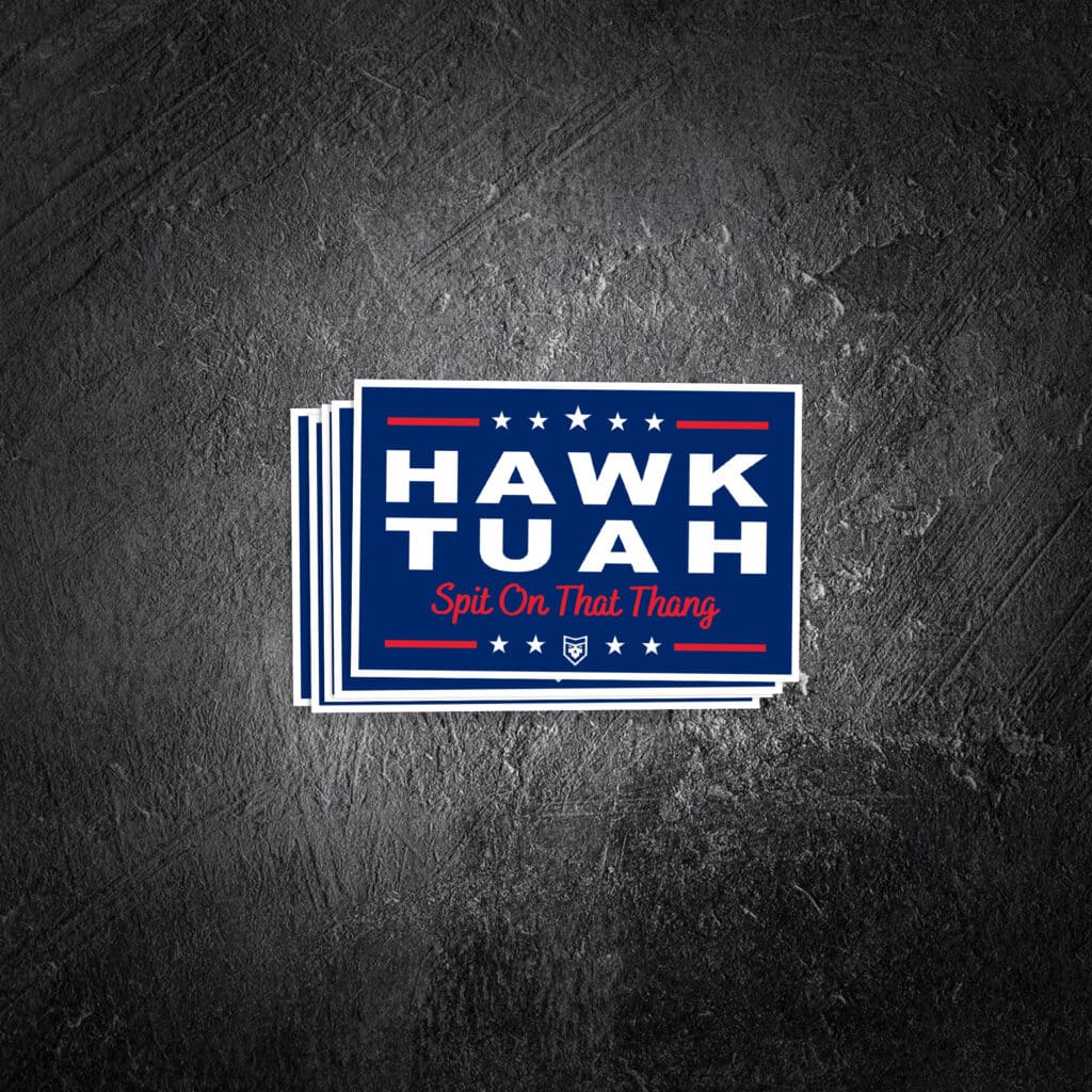 Hawk Tuah Vinyl Decal - PatchOps