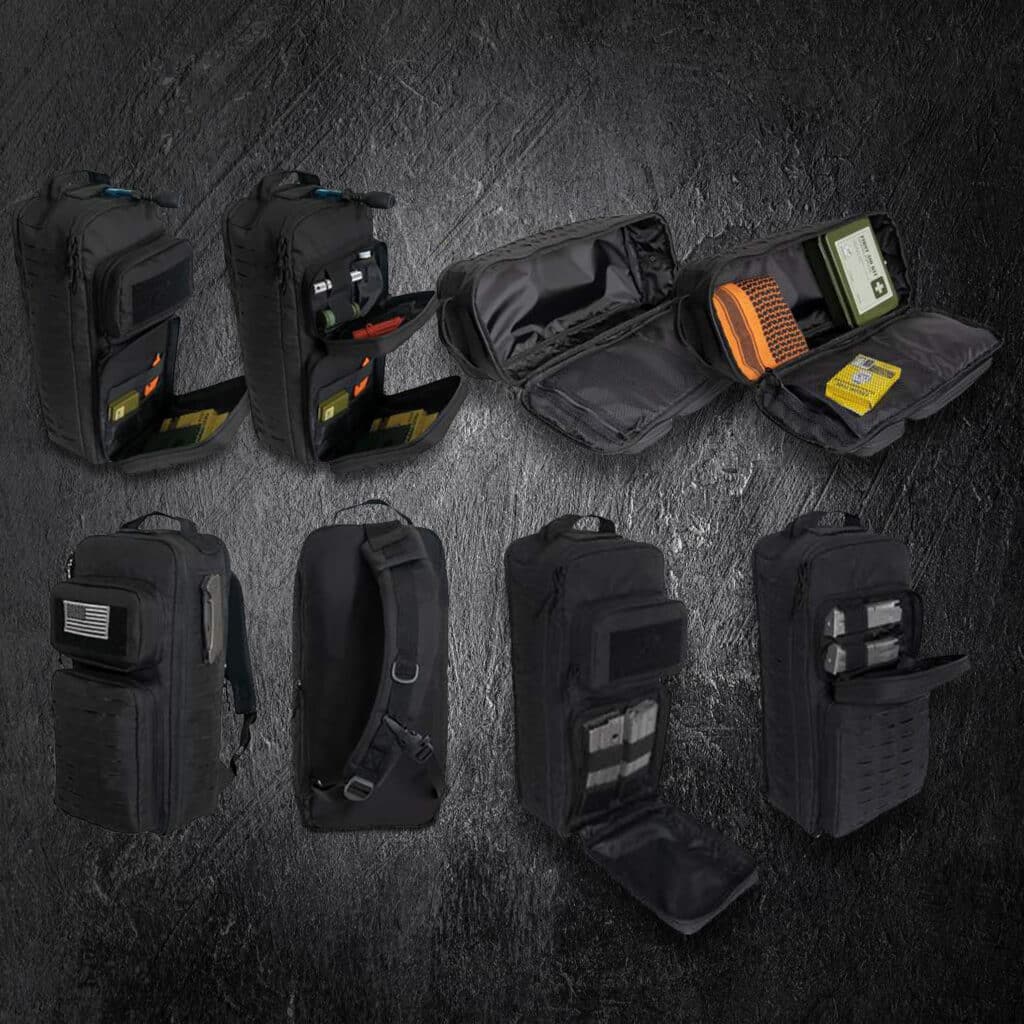 Tactical Single Sling Pack With Laser Cut MOLLE - PatchOps