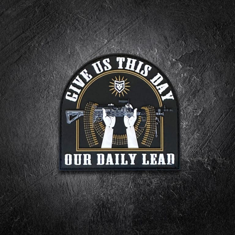 240B give us this day our daily lead PVC Morale Patch - PatchOps