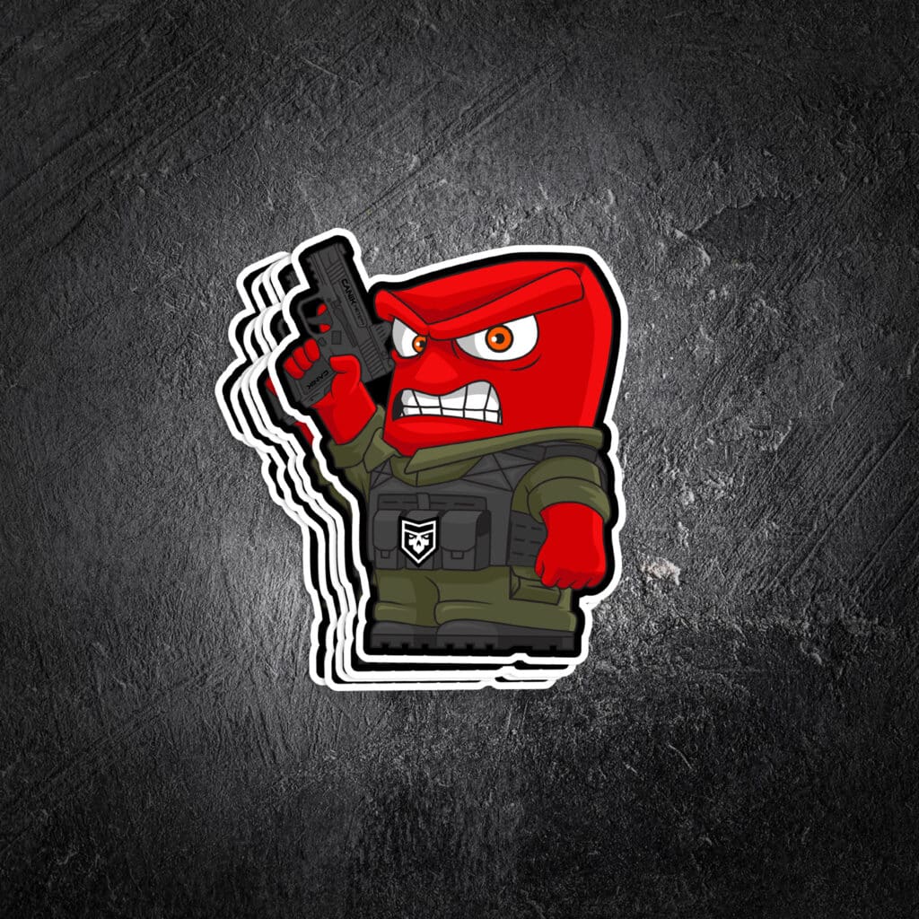Tactical Anger Vinyl Decal - PatchOps