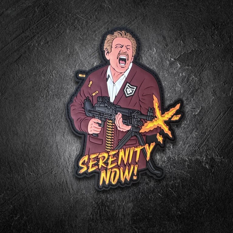 Seinfeld – Serenity Now PVC Morale Patch - PatchOps