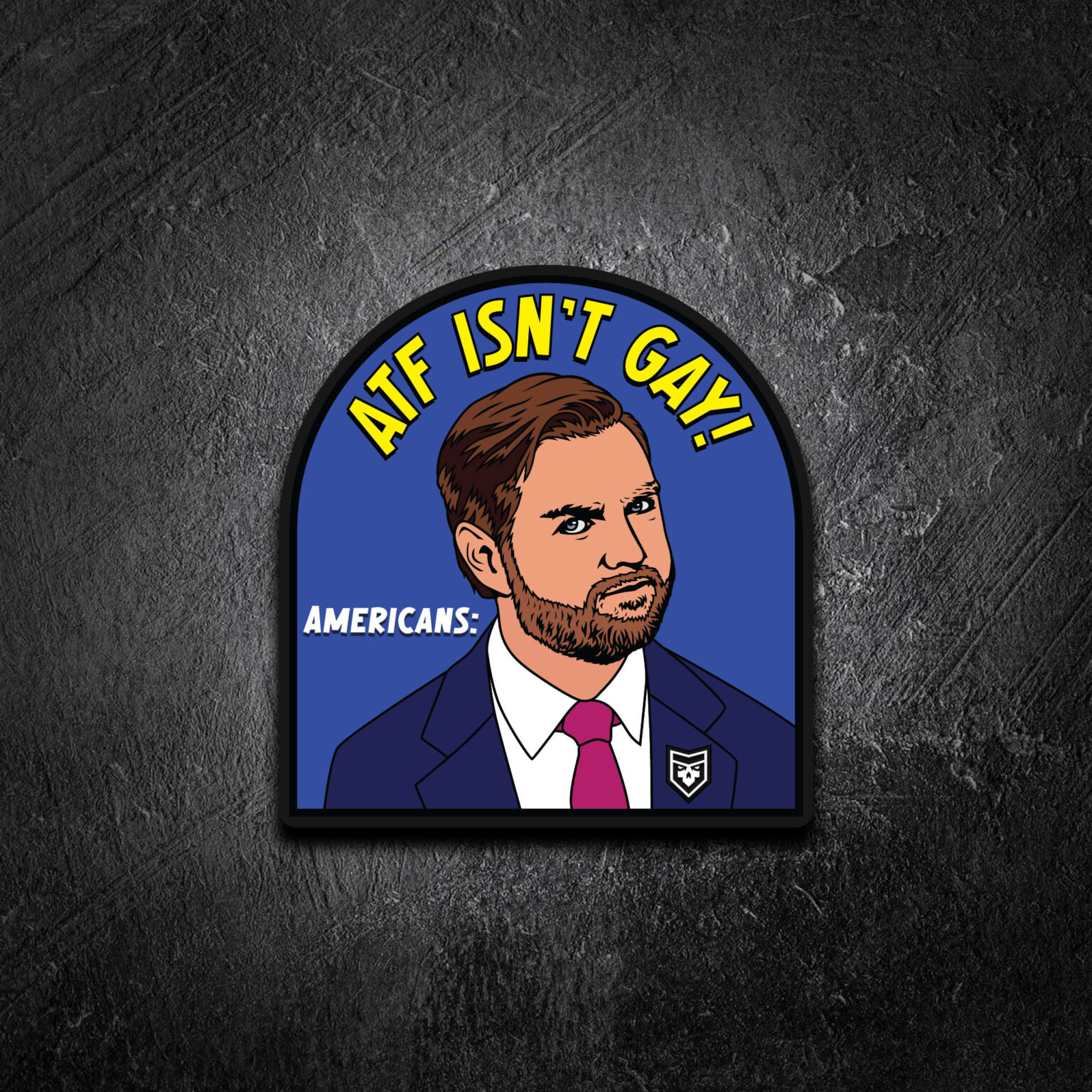 ATF IS GAY JD VANCE PVC Morale Patch - PatchOps