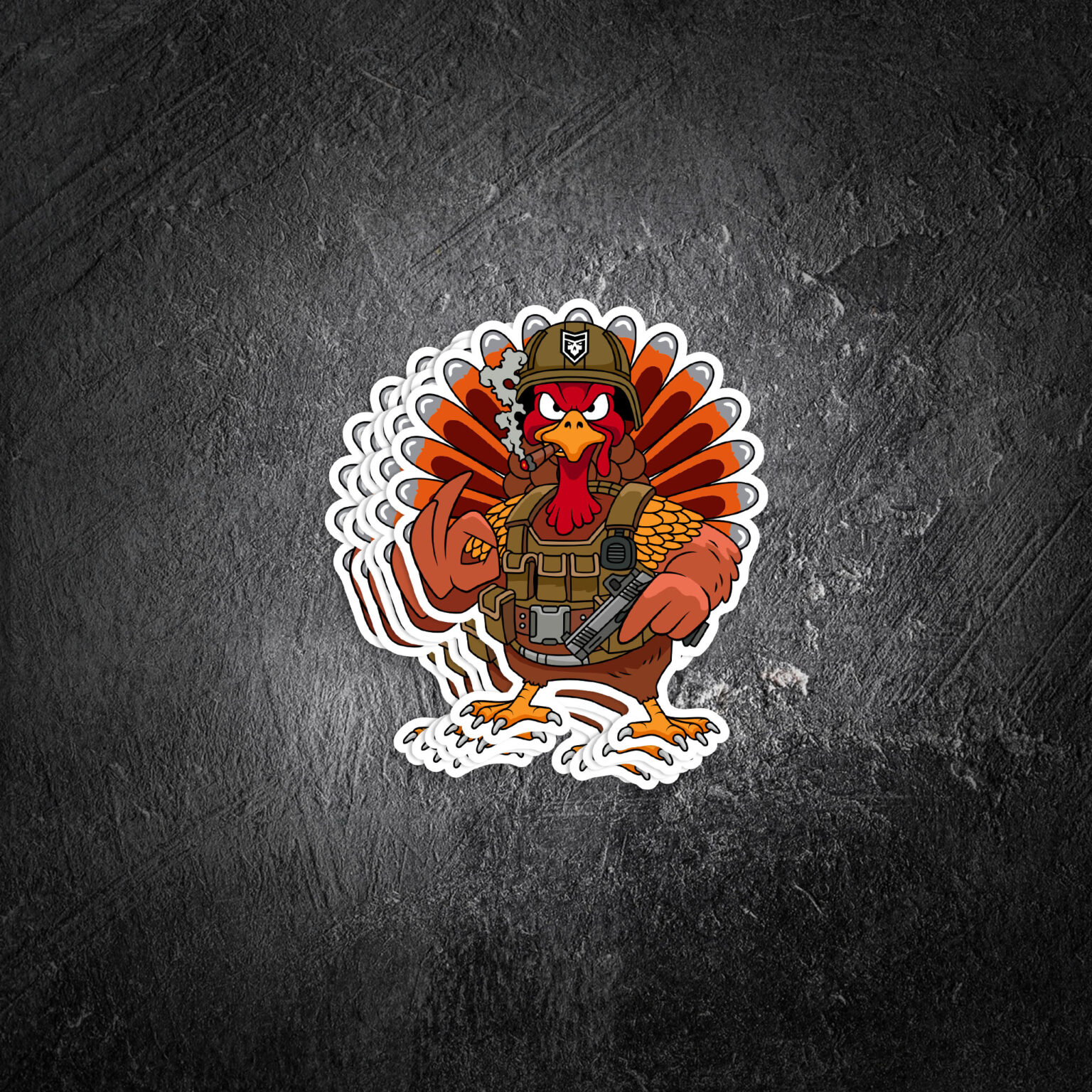 2a Turkey Vinyl Decal - PatchOps