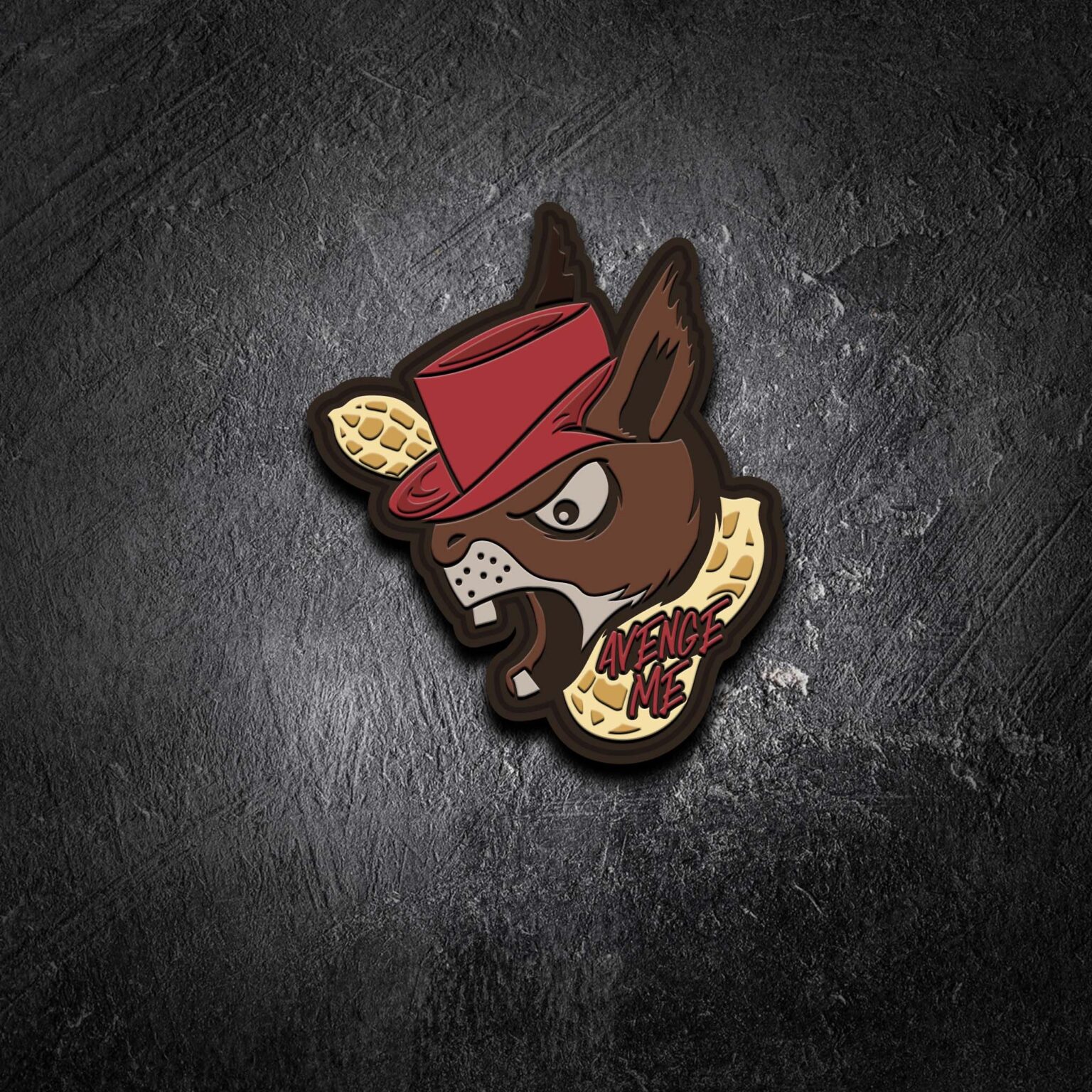 Peanut Avenge Me PVC Morale Patch - PatchOps