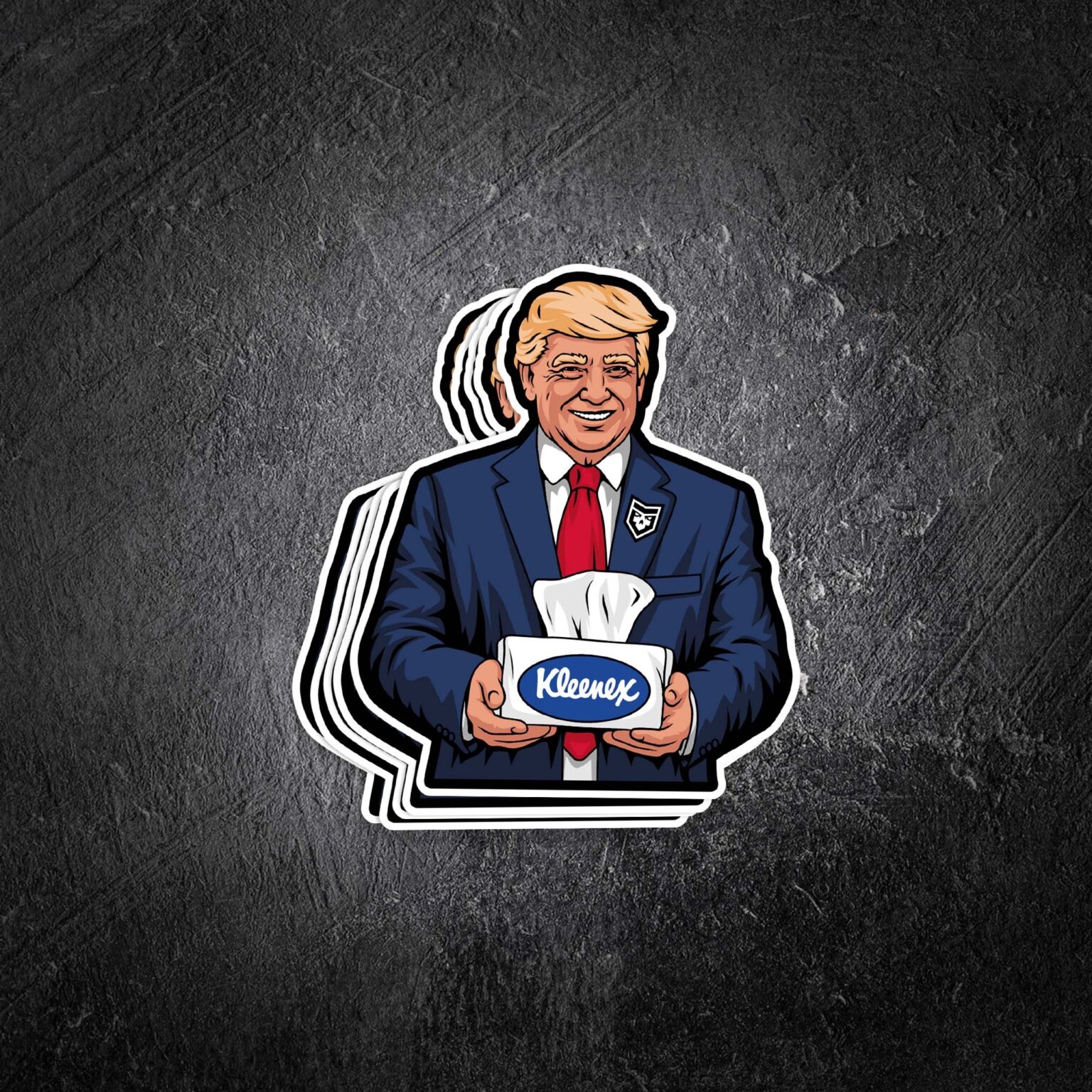 Trump: Kleenex for Liberal Tears Vinyl Decal - PatchOps