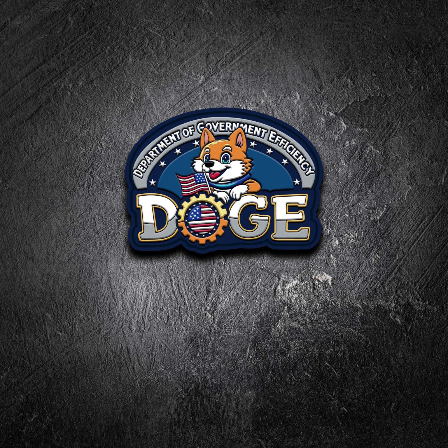 D.O.G.E Department of Government Efficiency PVC Morale Patch - PatchOps