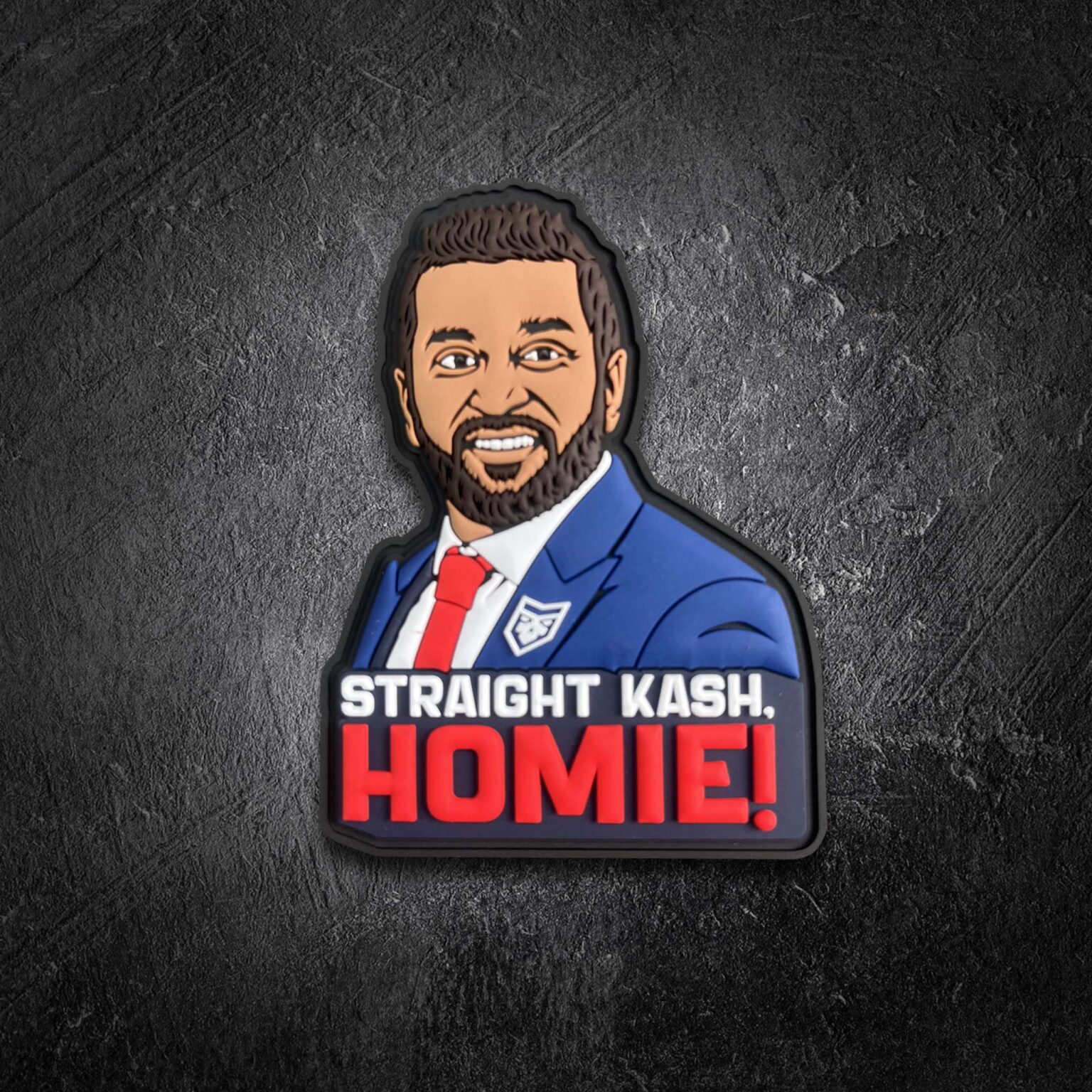 Kash Patel: Straight Kash Homie PVC Morale Patch - PatchOps