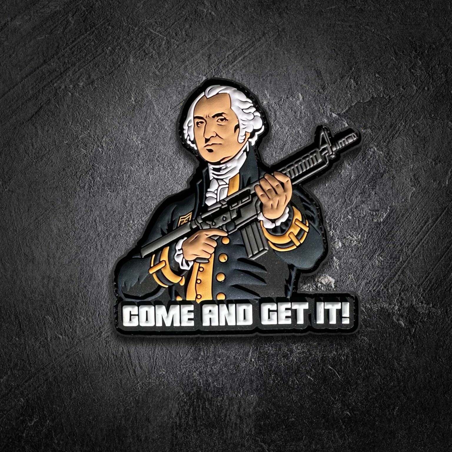 Founding Father: Come and Get it PVC Morale Patch - PatchOps