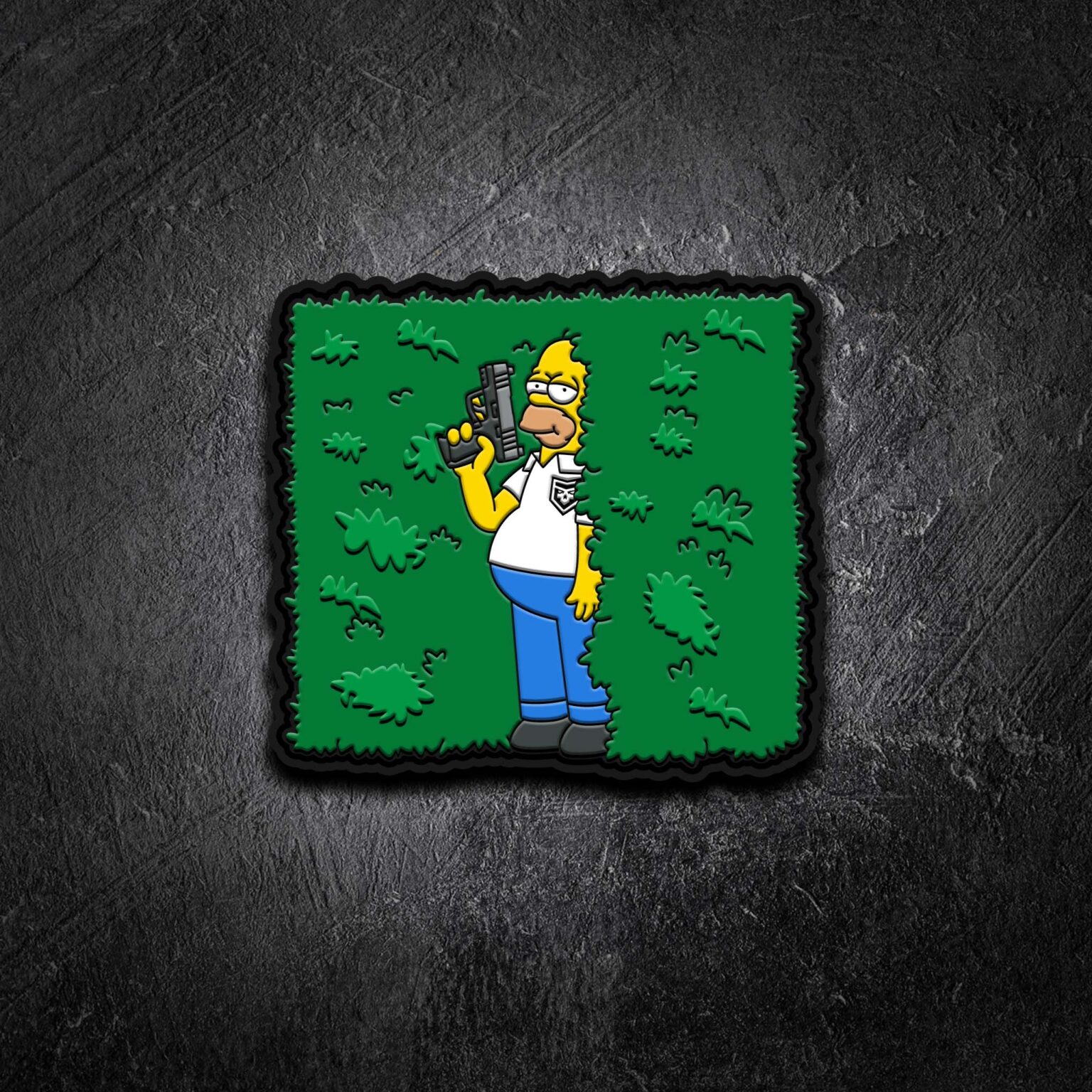 Homer Bush Meme PVC Morale Patch - PatchOps