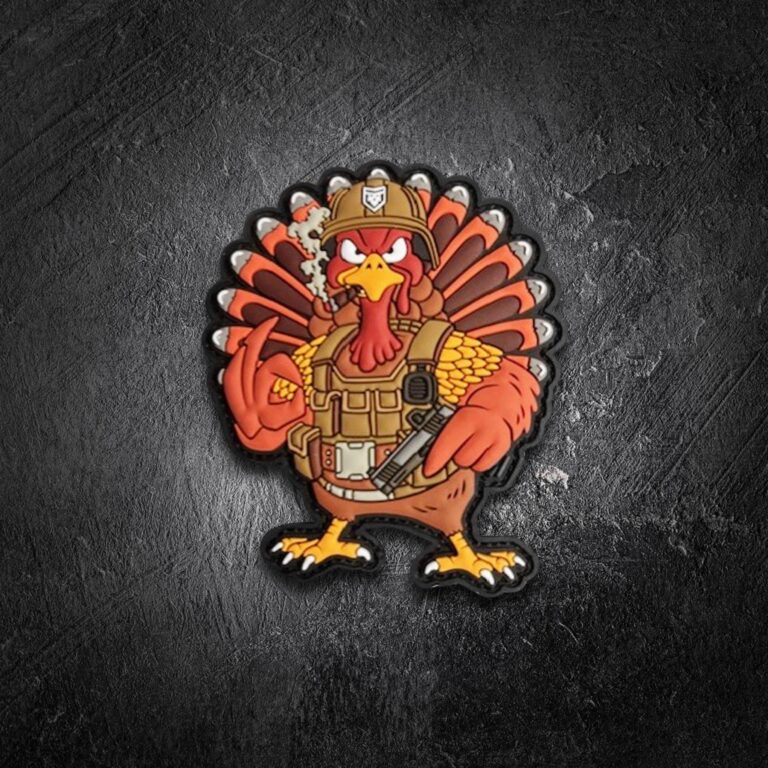 Tactical Turkey PVC Morale Patch - PatchOps