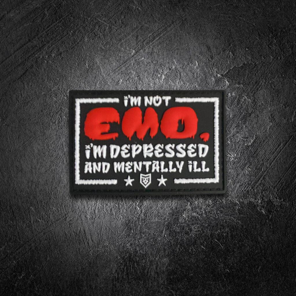 I’M NOT EMO PVC Morale Patch - PatchOps