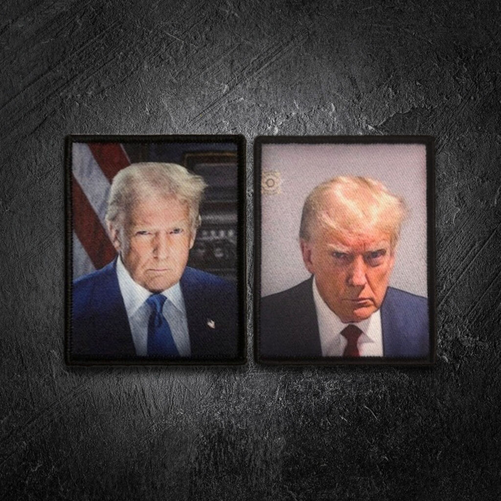 Trump: Mugshot & 47 Digital Print Patch Combo - PatchOps