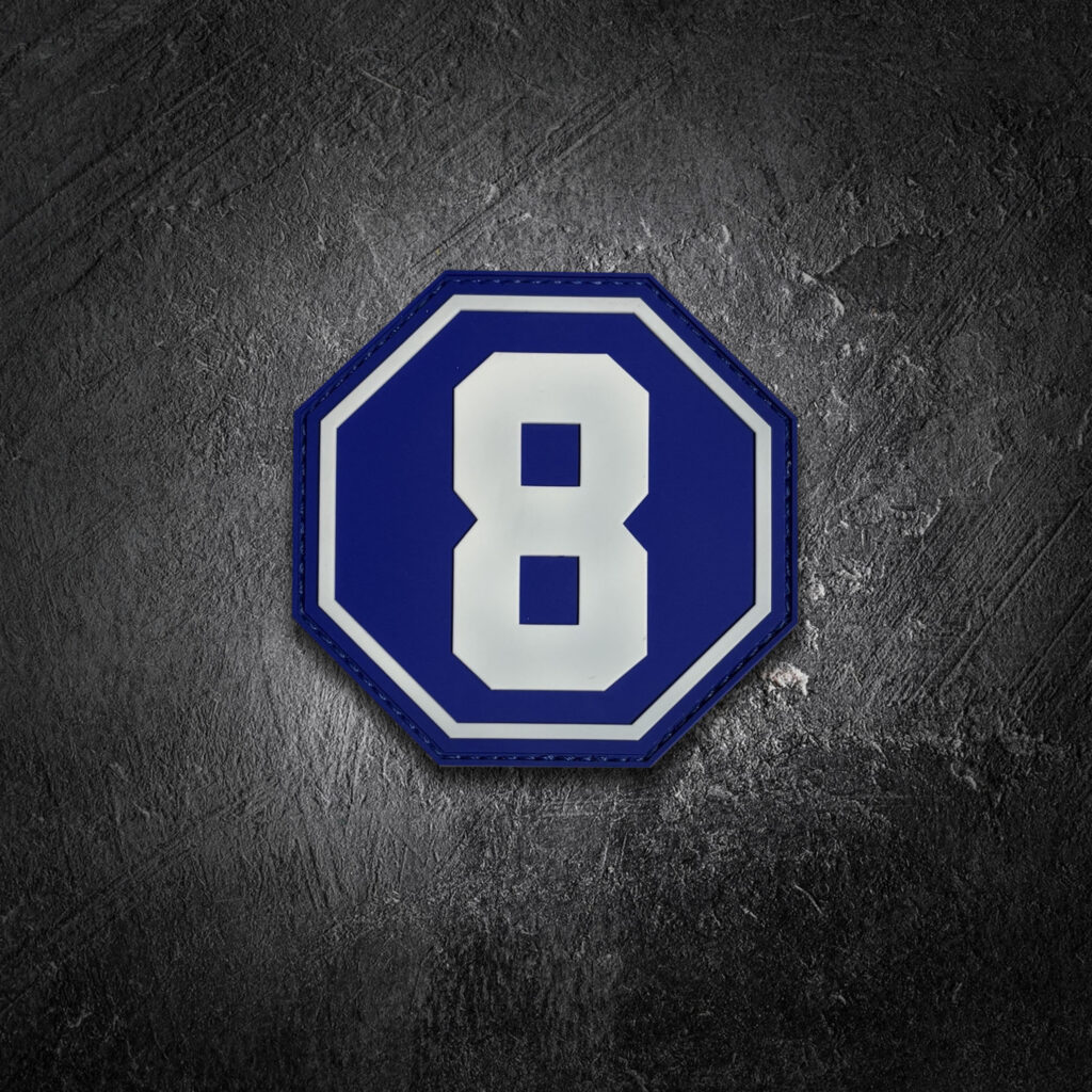 8th Army Corps PVC Morale Patch - PatchOps