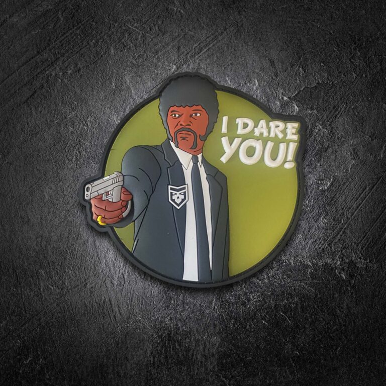 I Dare You Pulp Fiction PVC Morale Patch - PatchOps