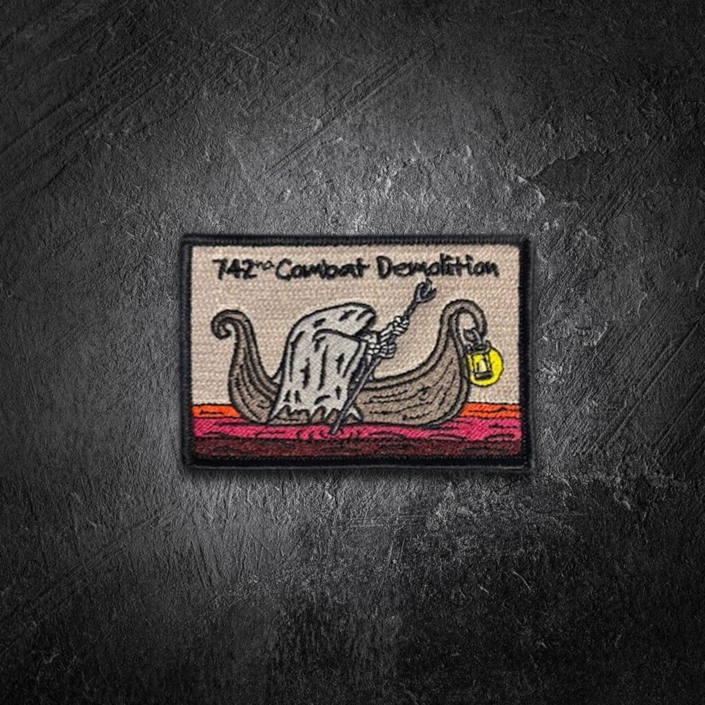742nd Combat Demolition Embroidered Morale Patch - PatchOps