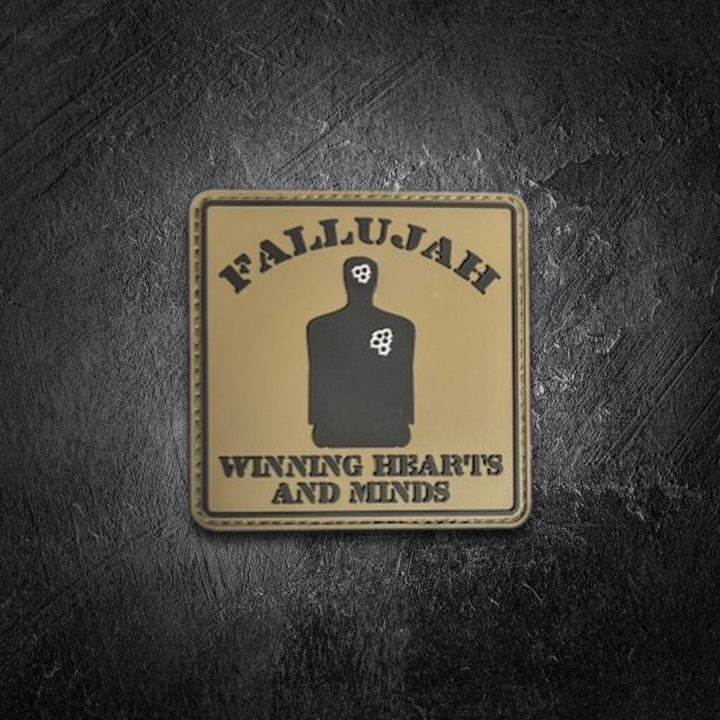 Fallujah Winning Hearts & Minds PVC Morale Patch - PatchOps