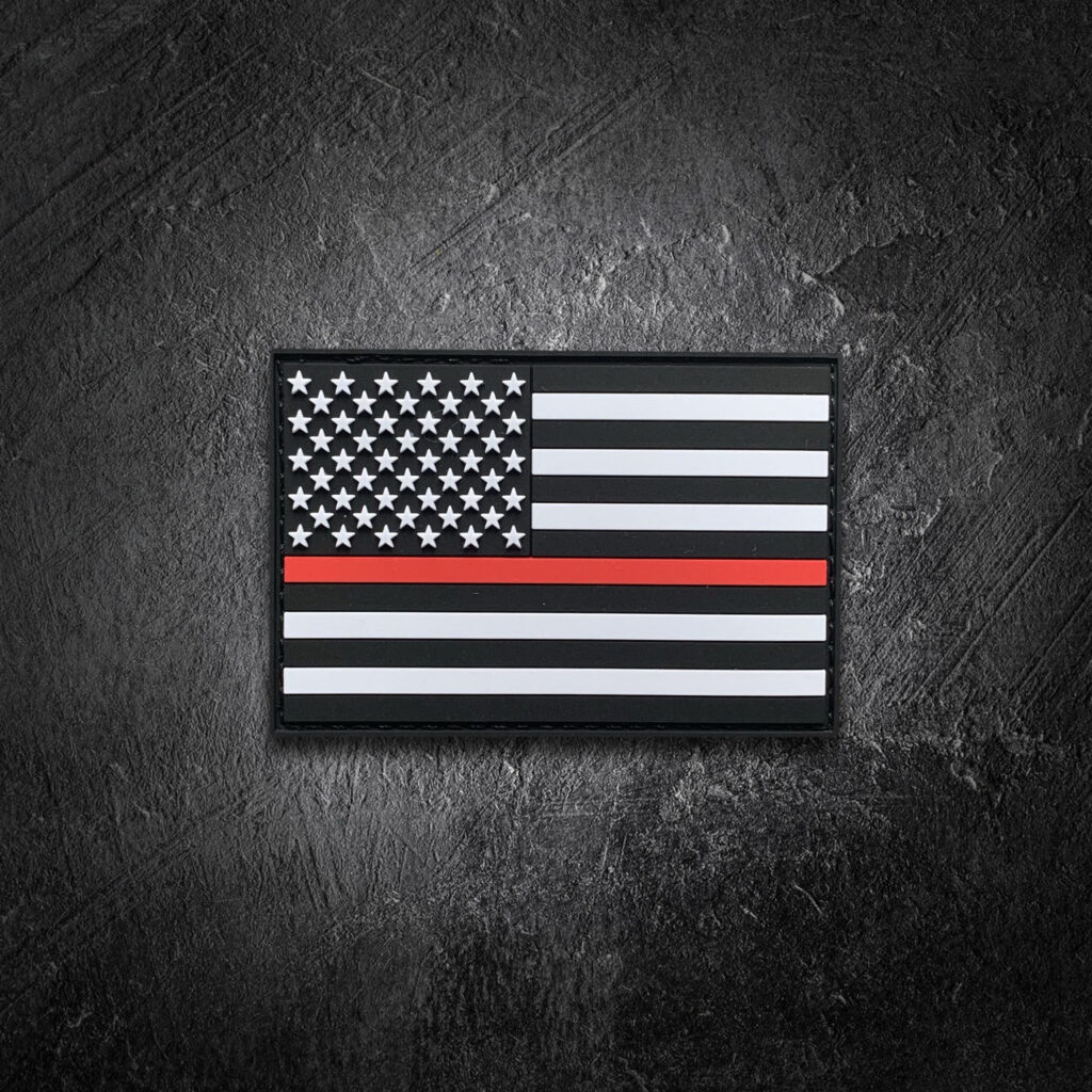 Thin Orange Line PVC Morale Patch - PatchOps