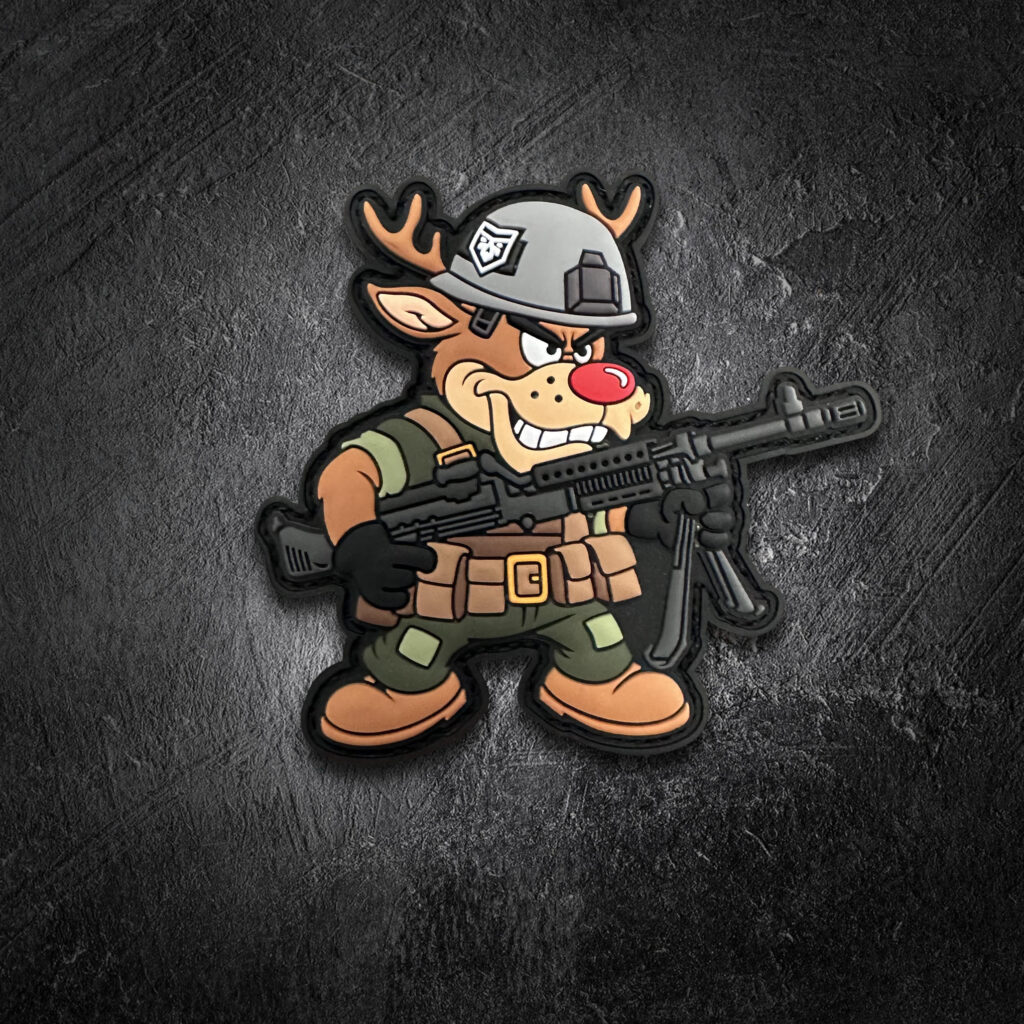 2A Reindeer PVC Morale Patch - PatchOps