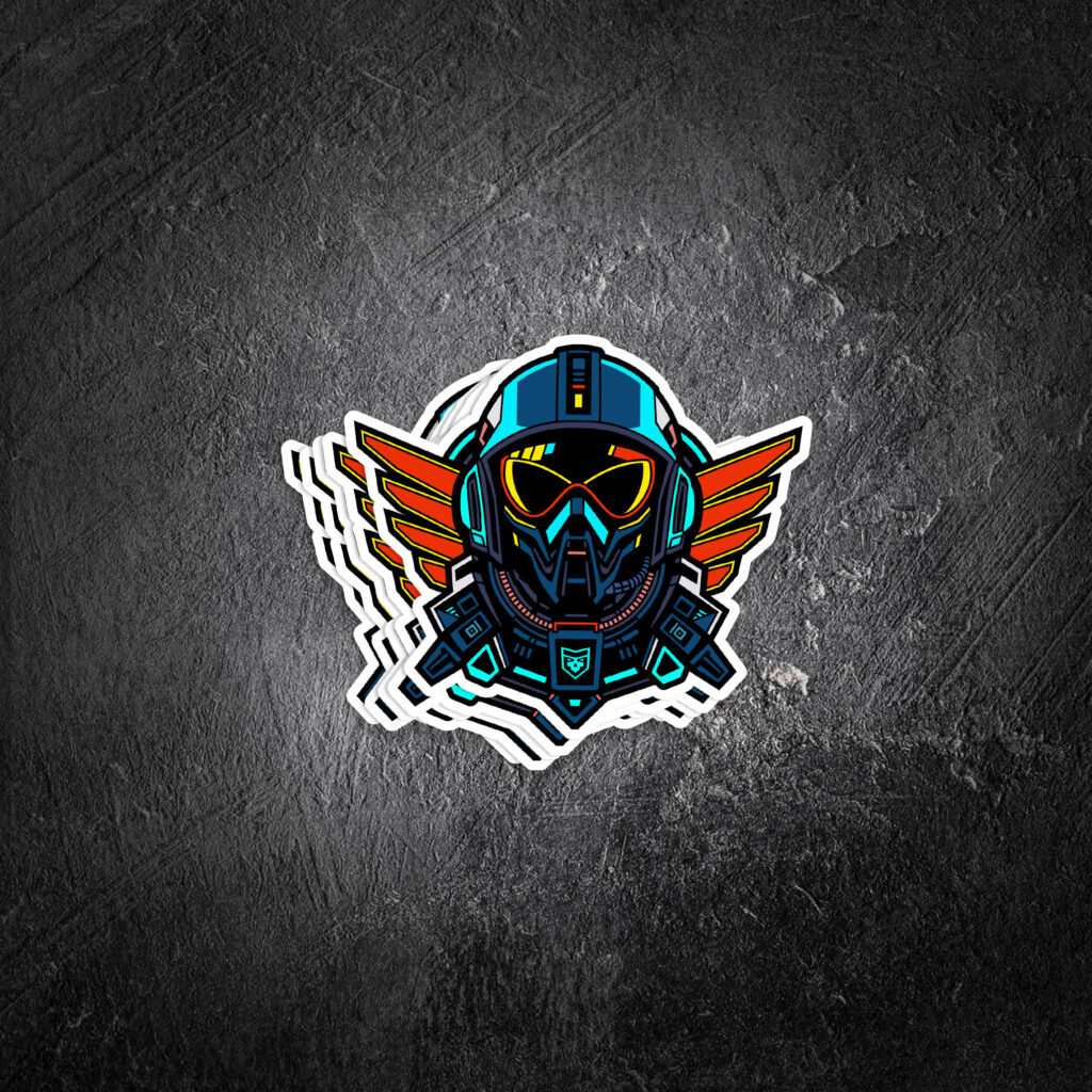 Space Pilot Vinyl Decal - PatchOps