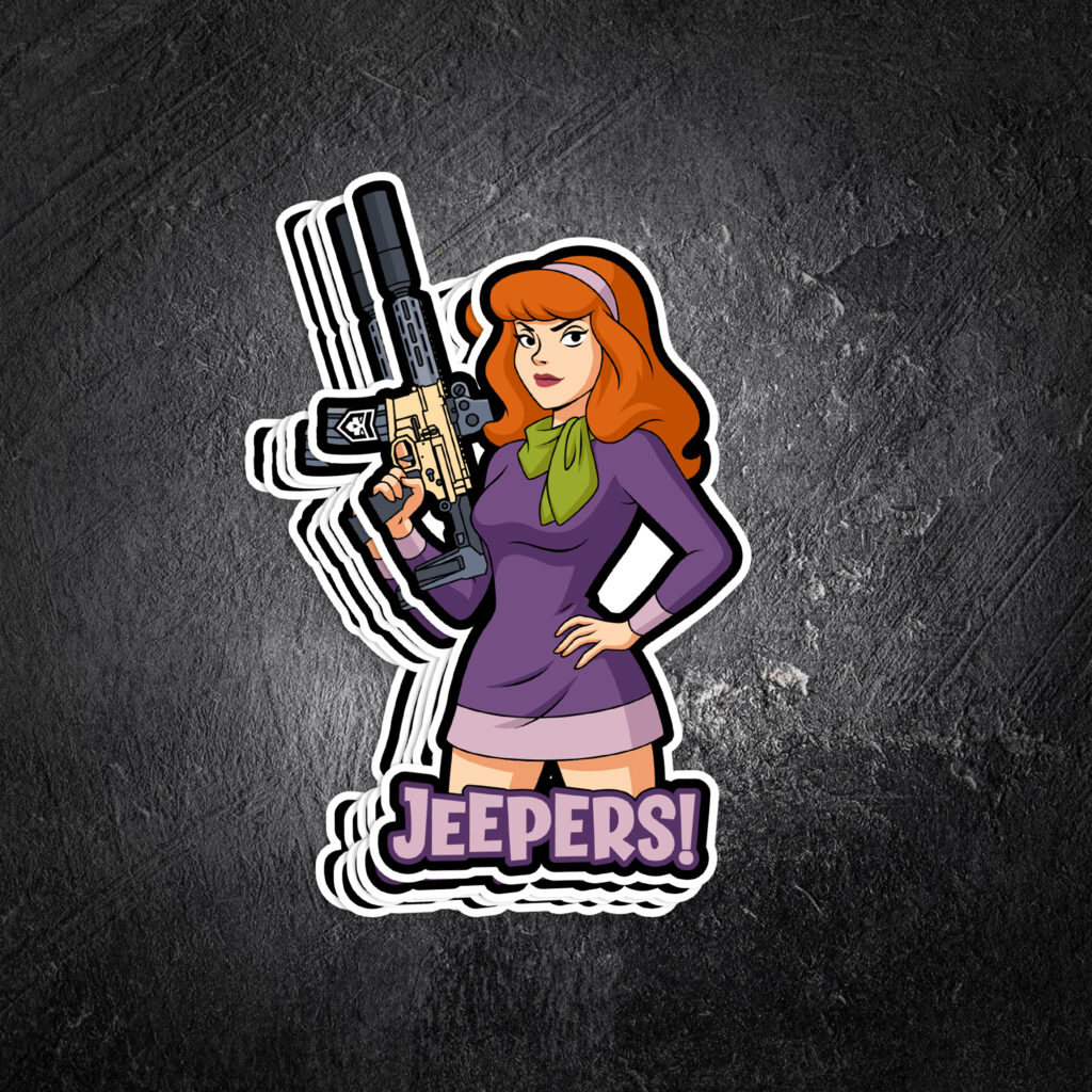 Daphne: Jeepers Vinyl Decal - PatchOps