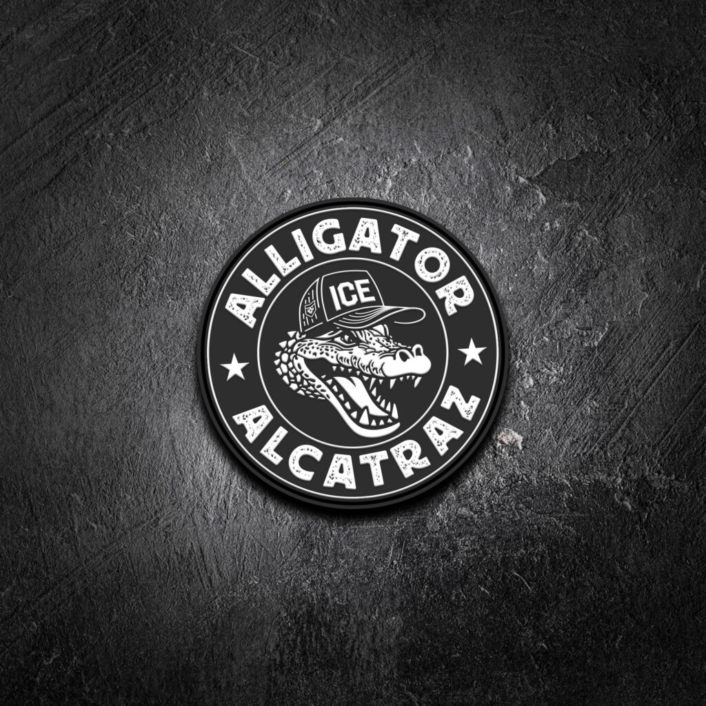 Alligator Alcatraz PVC Morale Patch - PatchOps