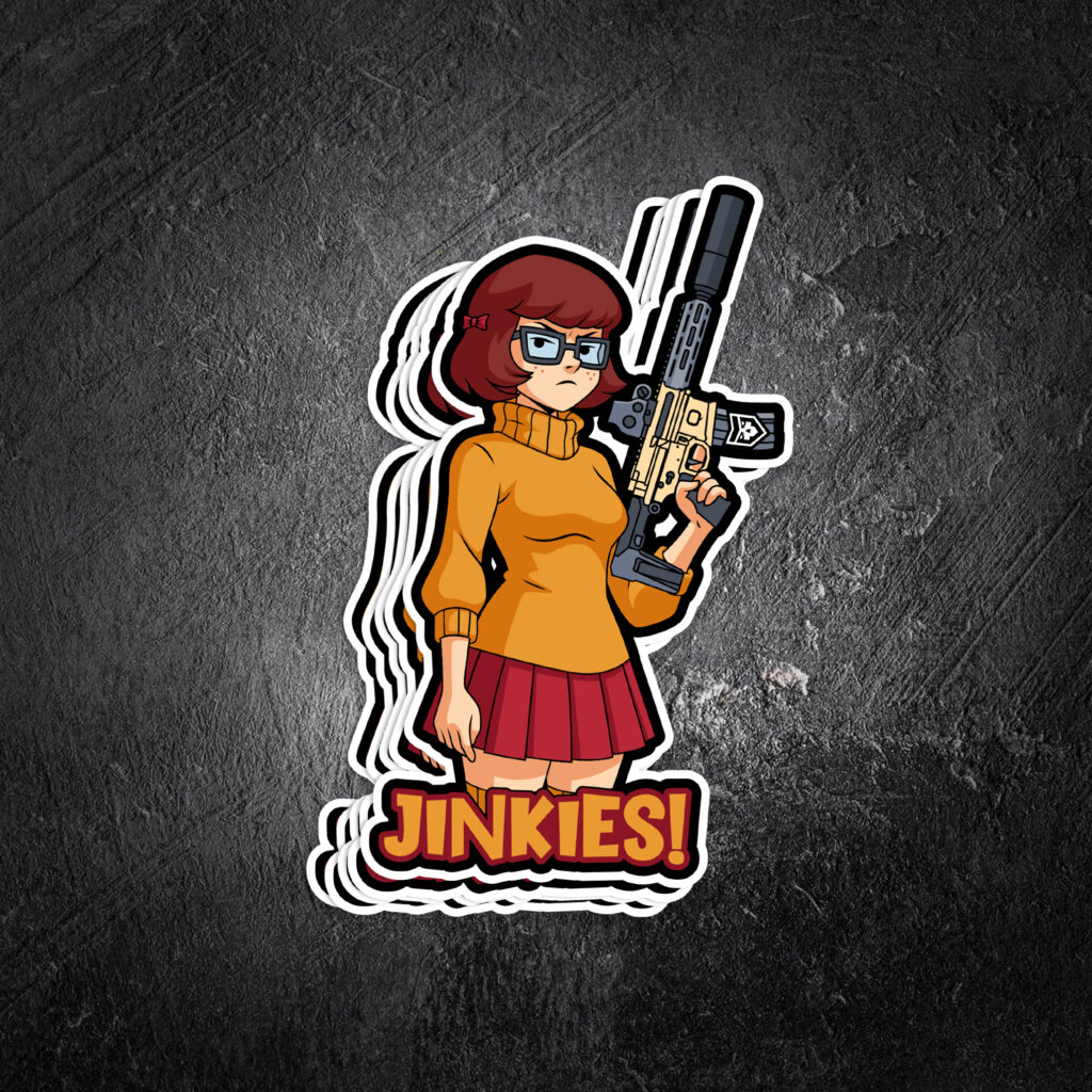 Velma: Jinkies Vinyl Decal - PatchOps