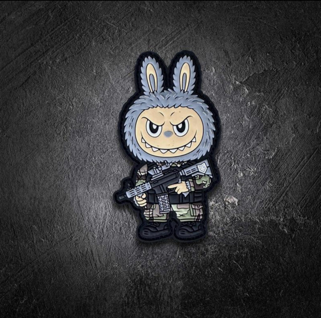 Tactibubu Blue PVC Morale Patch - PatchOps